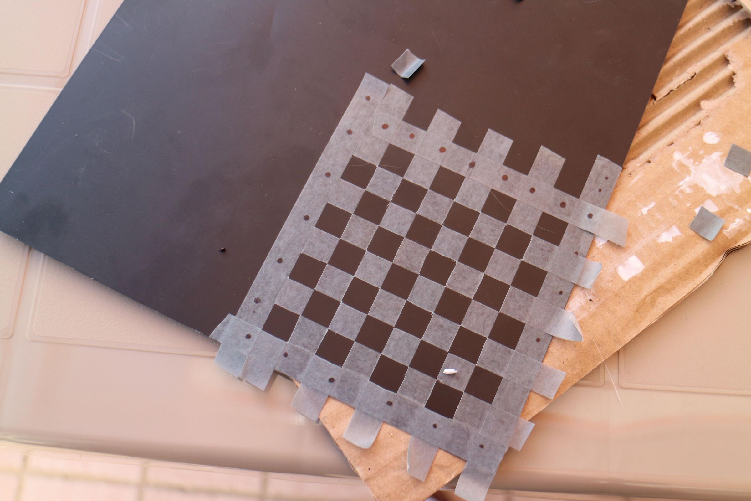 Shark Scale Inspired Portable Miniature Checkers : 10 Steps (with ...