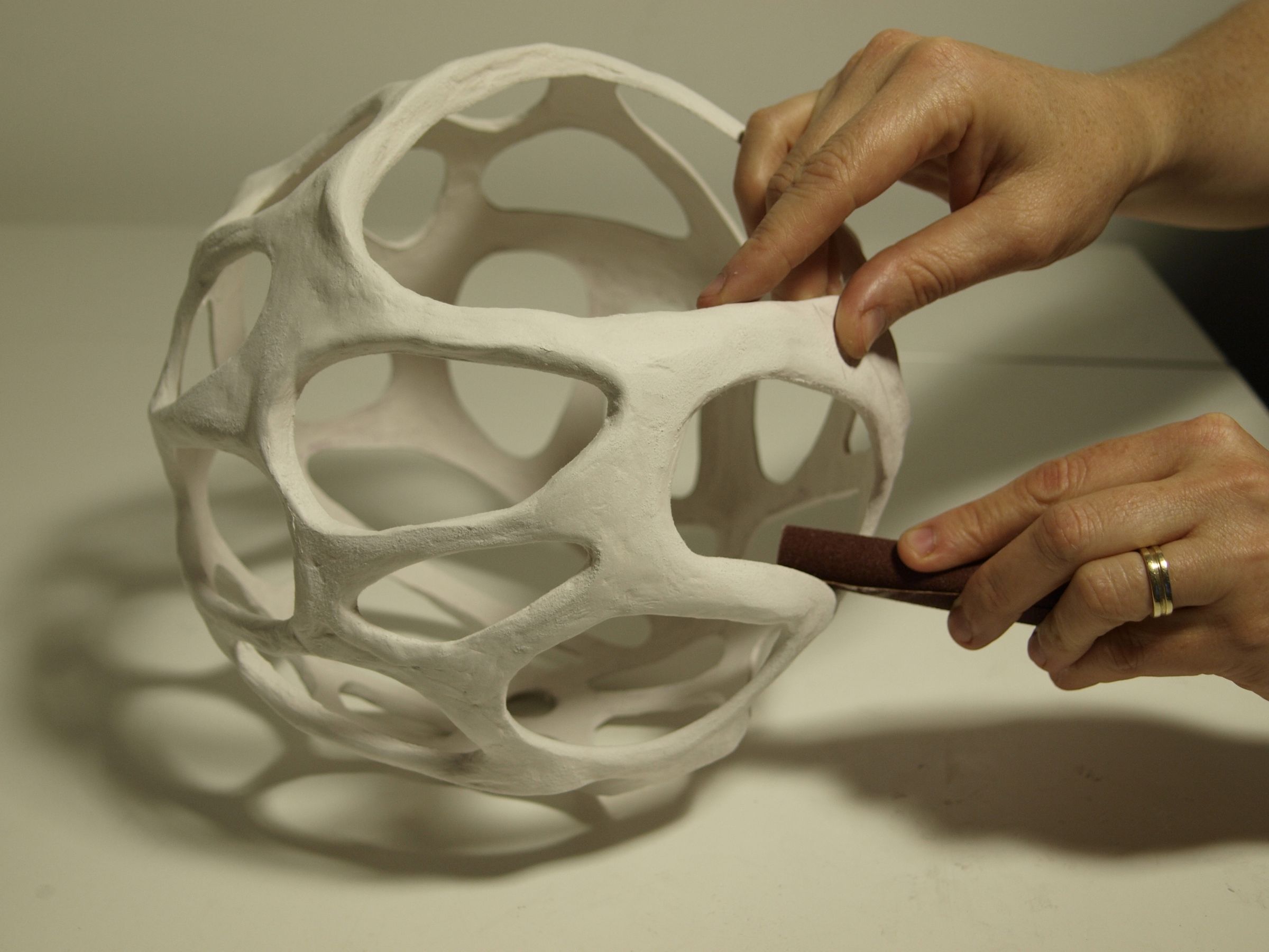 DIY Cellular Organic Lampshade Without a 3D Printer : 4 Steps (with ...