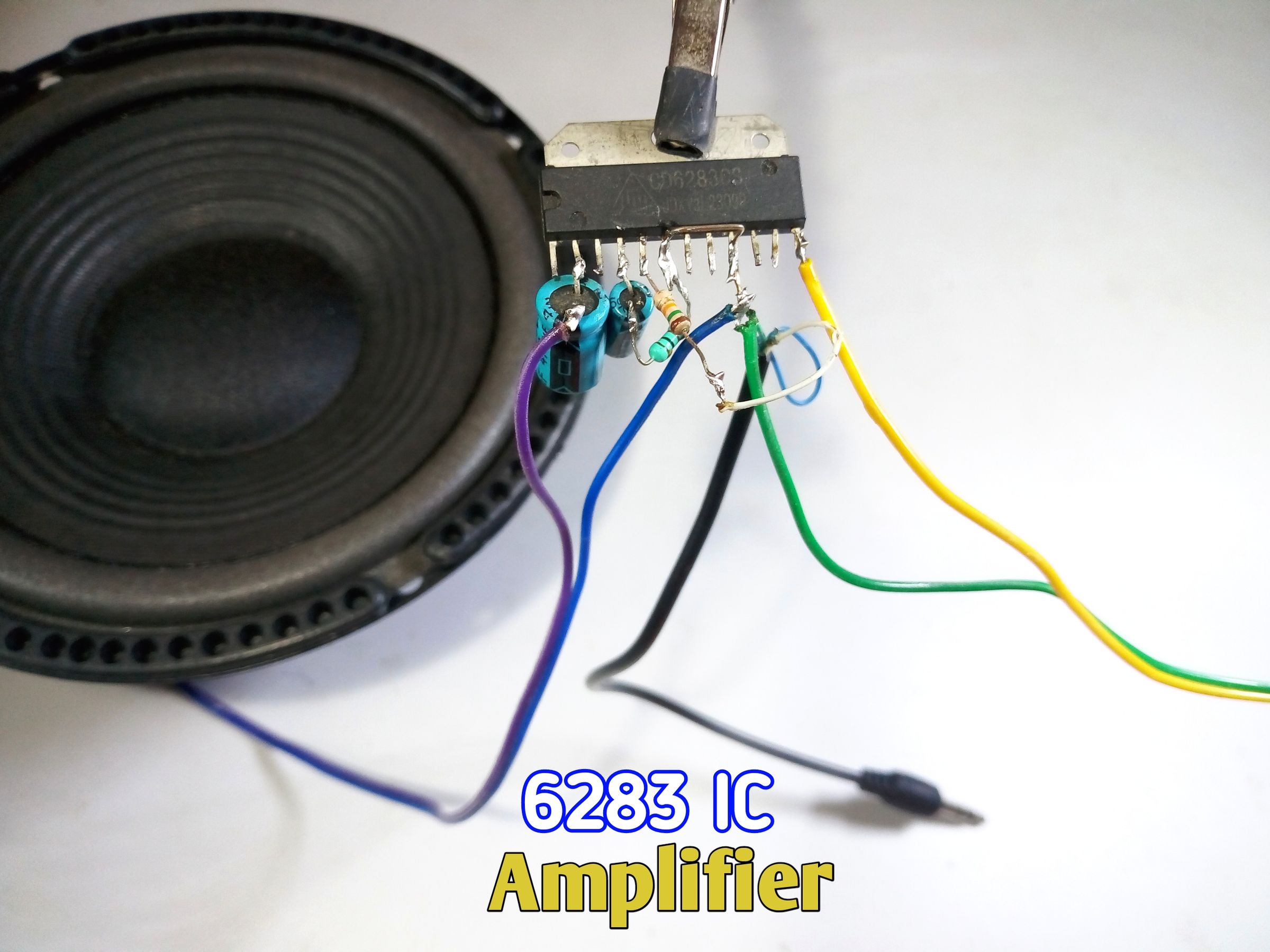 6283 IC Amplifier Without Pcb : 11 Steps - Instructables
