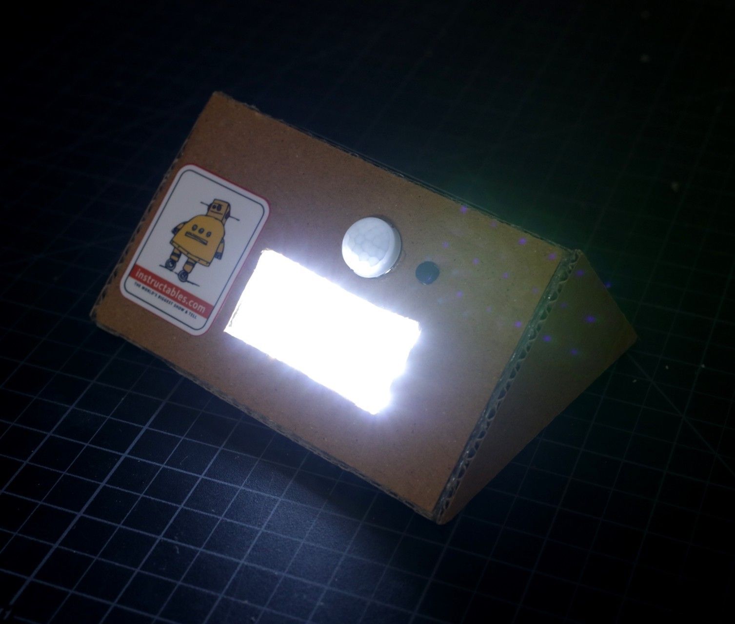 DIY Solar Motion Sensor Security Light : 13 Steps (with Pictures ...