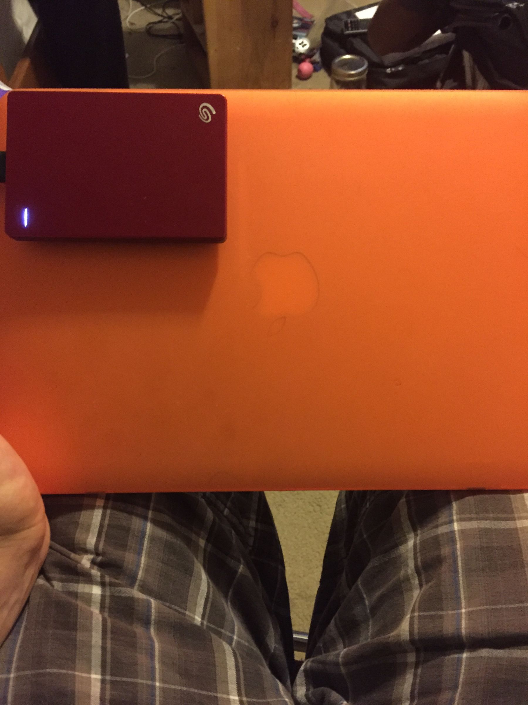 Velcro Your External Hard Drive to Laptop - Instructables