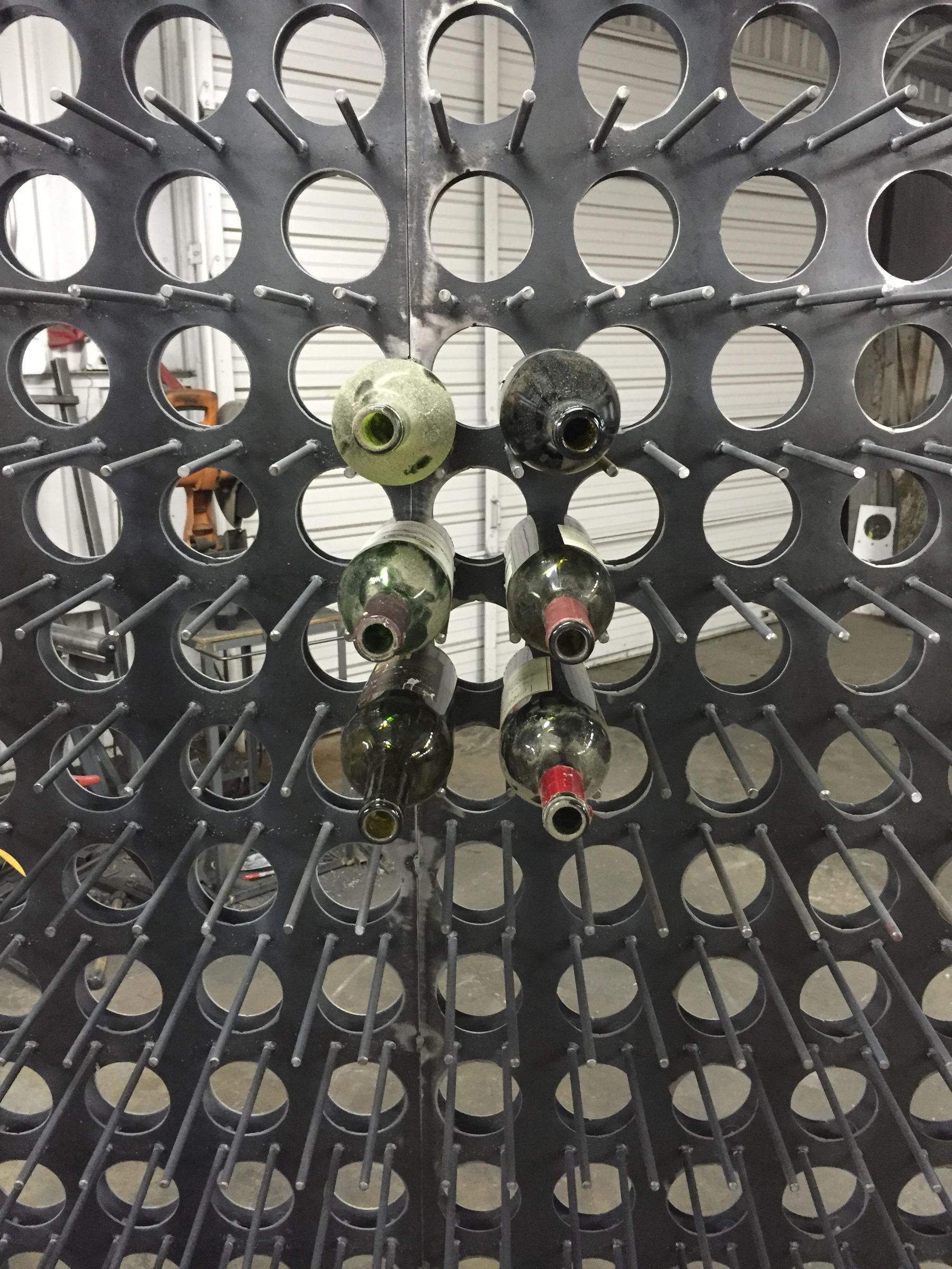 352 Bottle Steel Wine Rack : 7 Steps (with Pictures) - Instructables