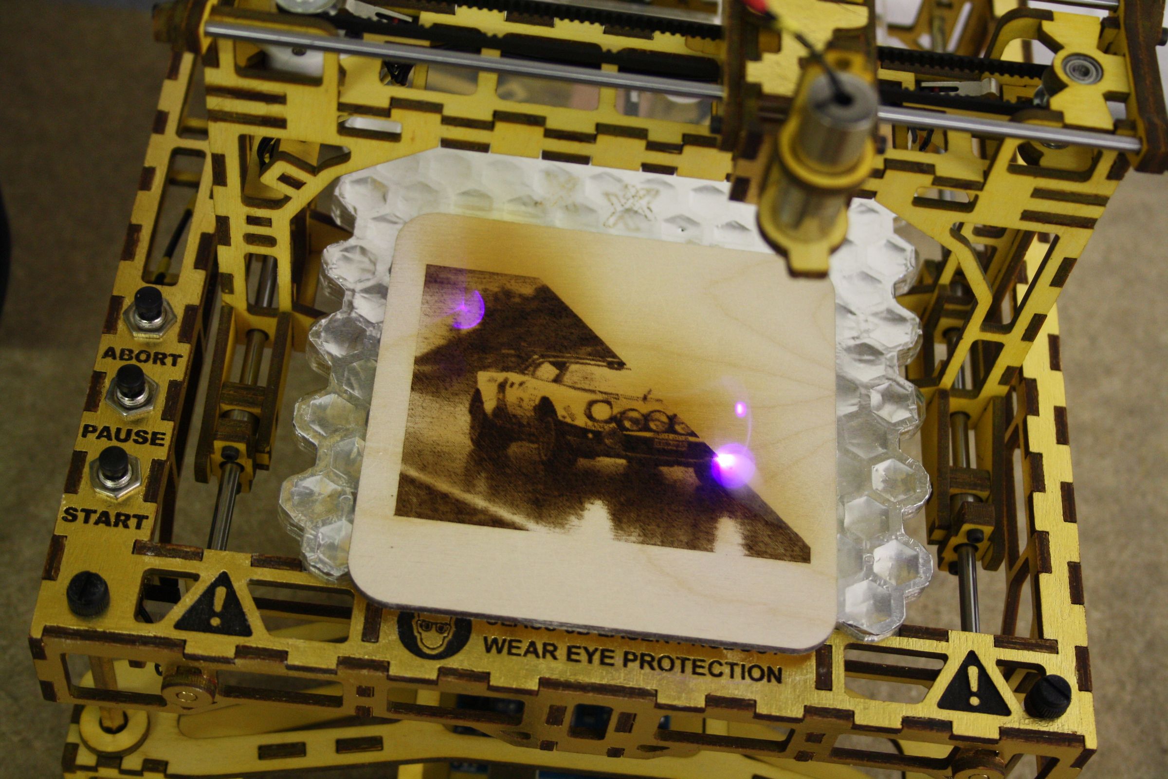 The MicroSlice V2 Aurum | a Gold Mini Laser Cutter & Engraver. : 15 ...