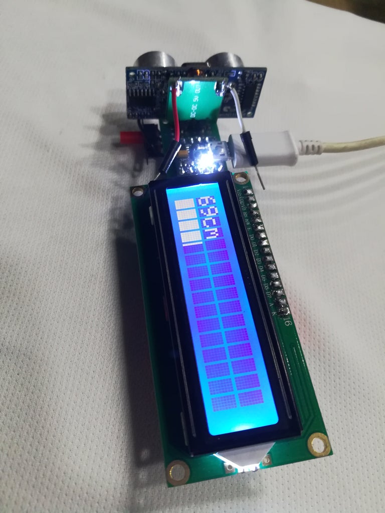 Portable Distance Measuring Device With Arduino 9 Steps With