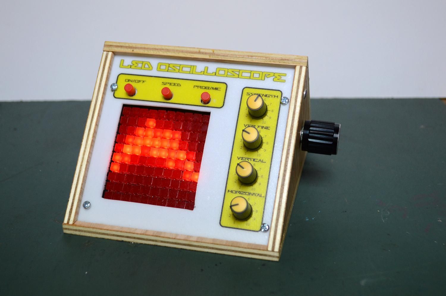 100 LED Oscilloscope : 12 Steps (with Pictures) - Instructables