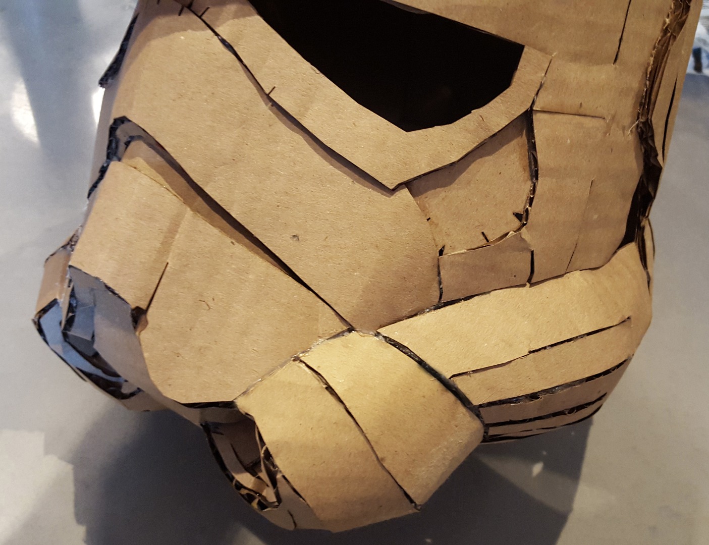 Cardboard Stormtrooper Helmet : 7 Steps (with Pictures) - Instructables