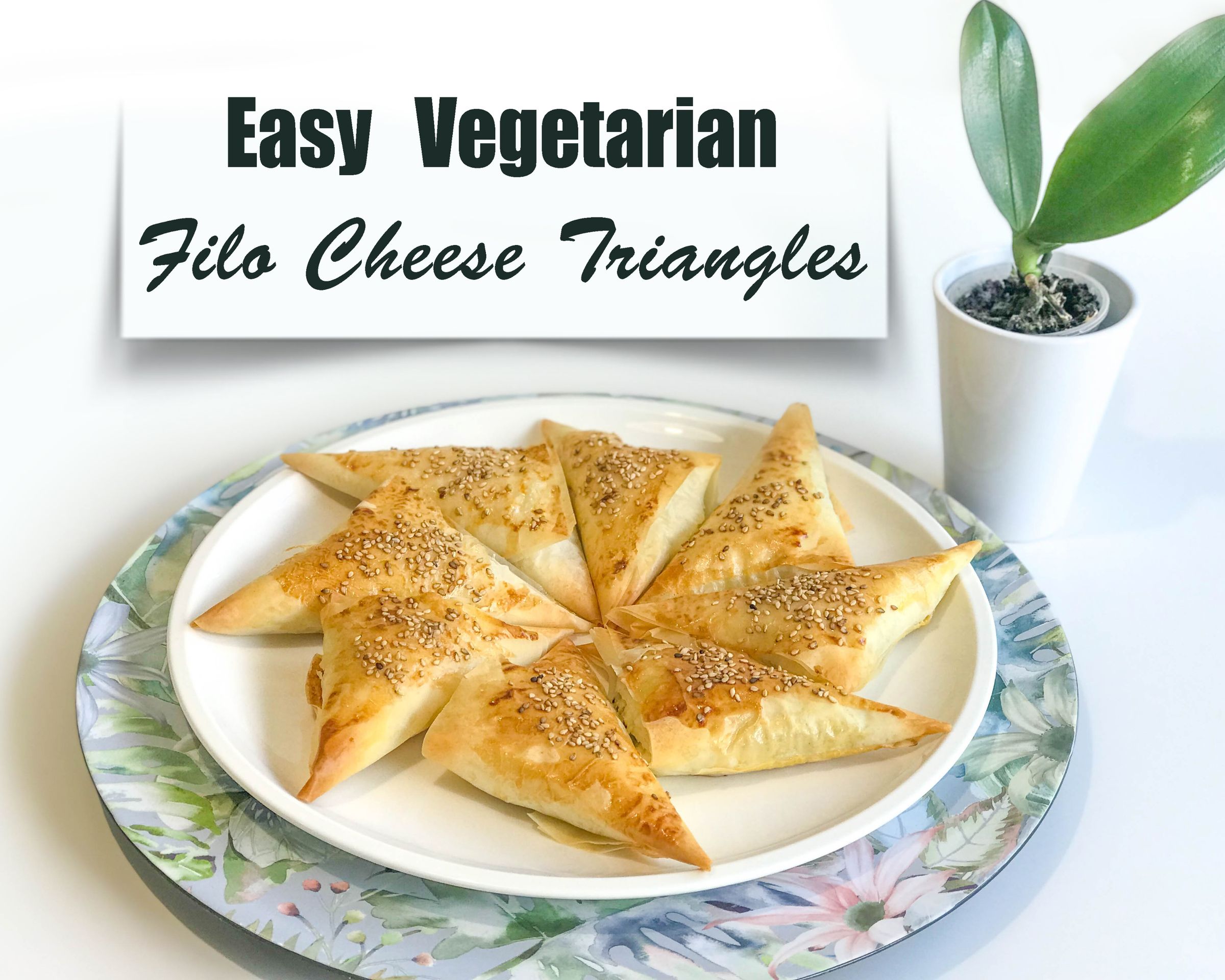 Easy Filo Cheese Triangles With Parsley : 5 Steps (with Pictures ...