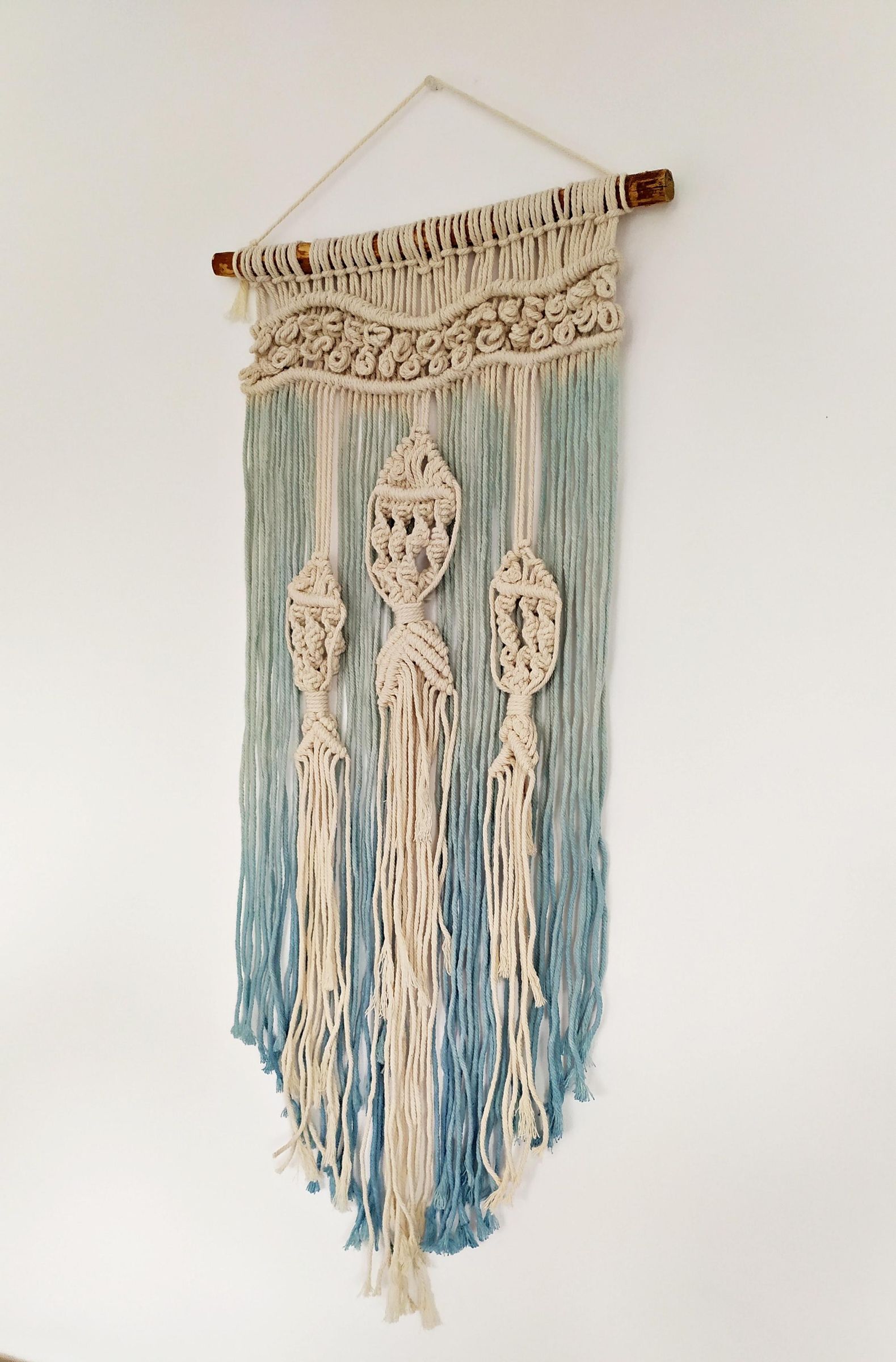 Macrame Fish Wall Hanging Made From Rope Scraps : 15 Steps (with ...