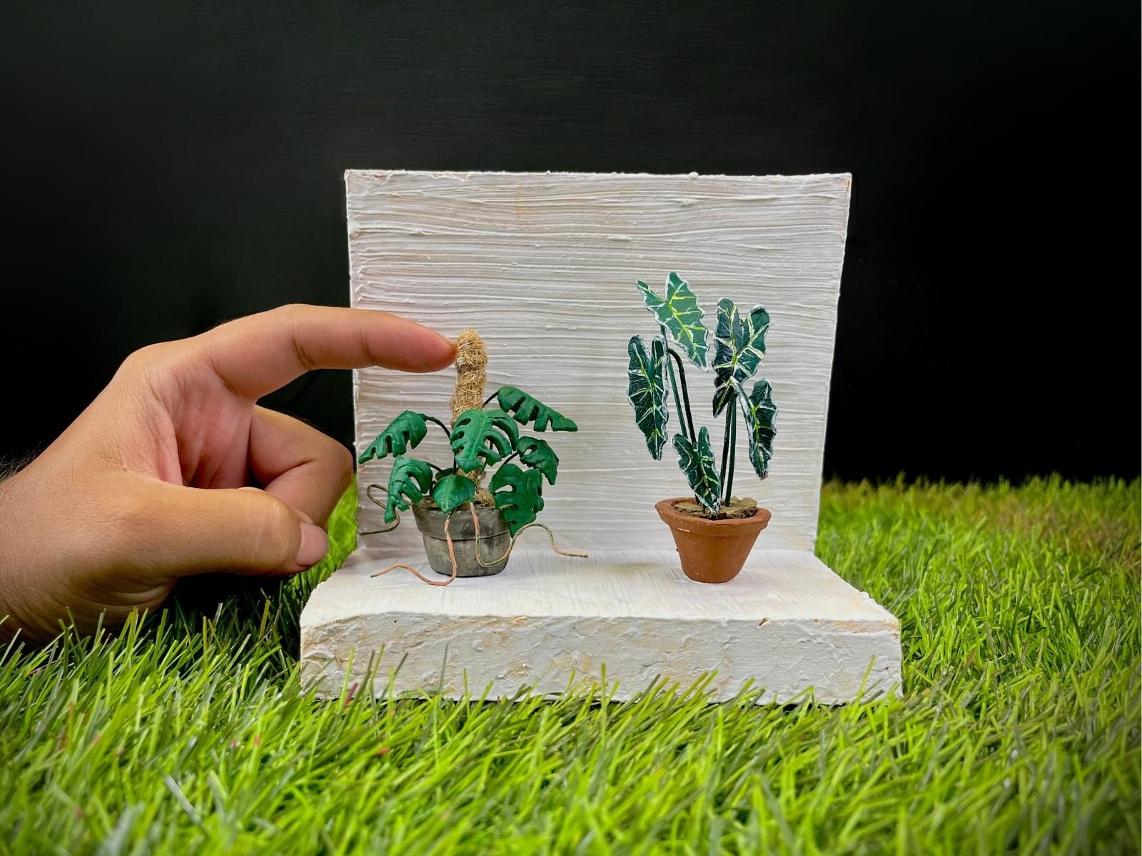 Mini Plant - Perfect for Your Miniature Balcony Garden Using Clay! : 4 ...