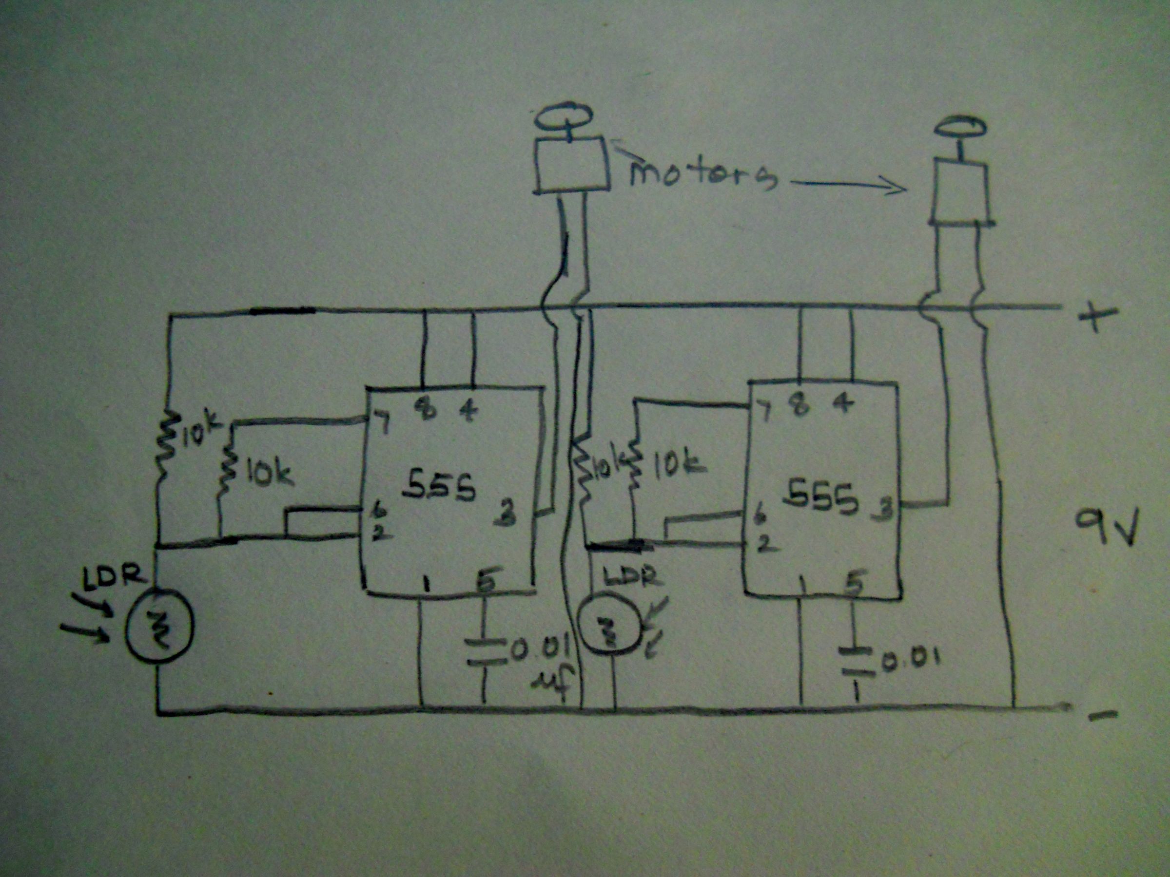 555 Timer Based Light Seeking Robot : 9 Steps - Instructables