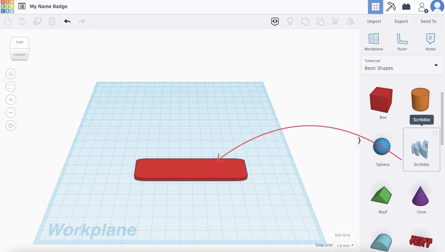 How to Make Name Badge in Tinkercad : 6 Steps - Instructables