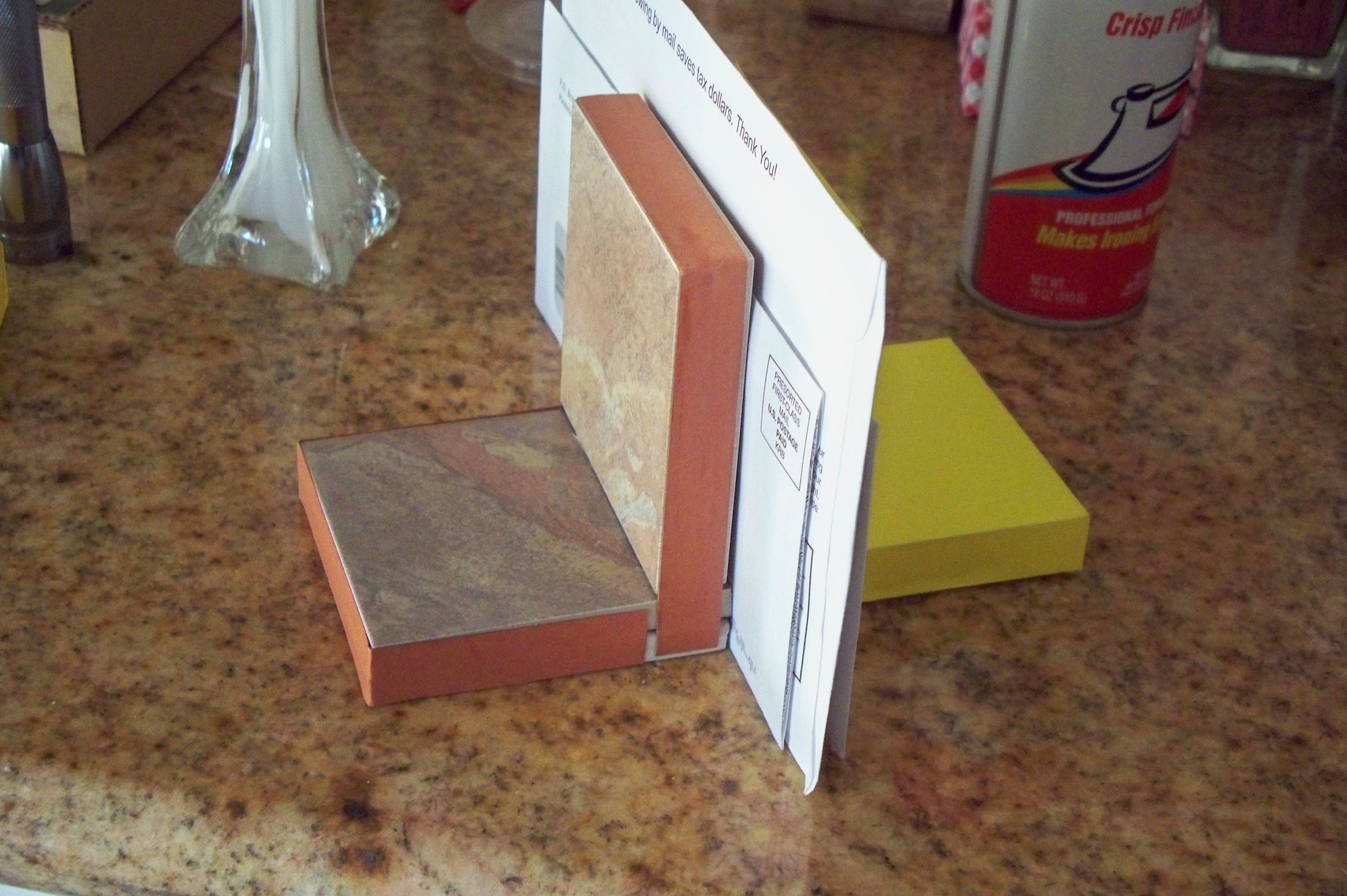 How to Make Bookends From Ceramic Tile : 6 Steps (with Pictures ...