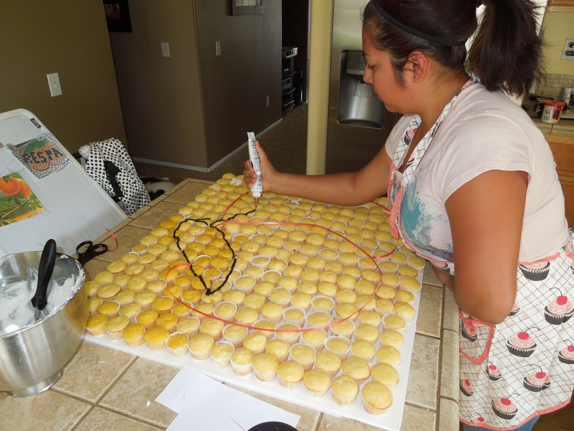 Orange Cupcake Mural (with Pictures) - Instructables