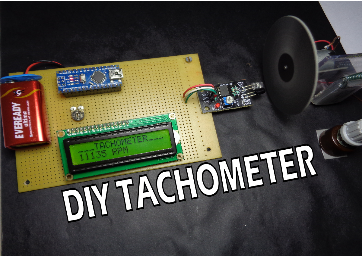 How to Make Arduino Based Digital Tachometer Simple DIY Tutorial : 5 ...