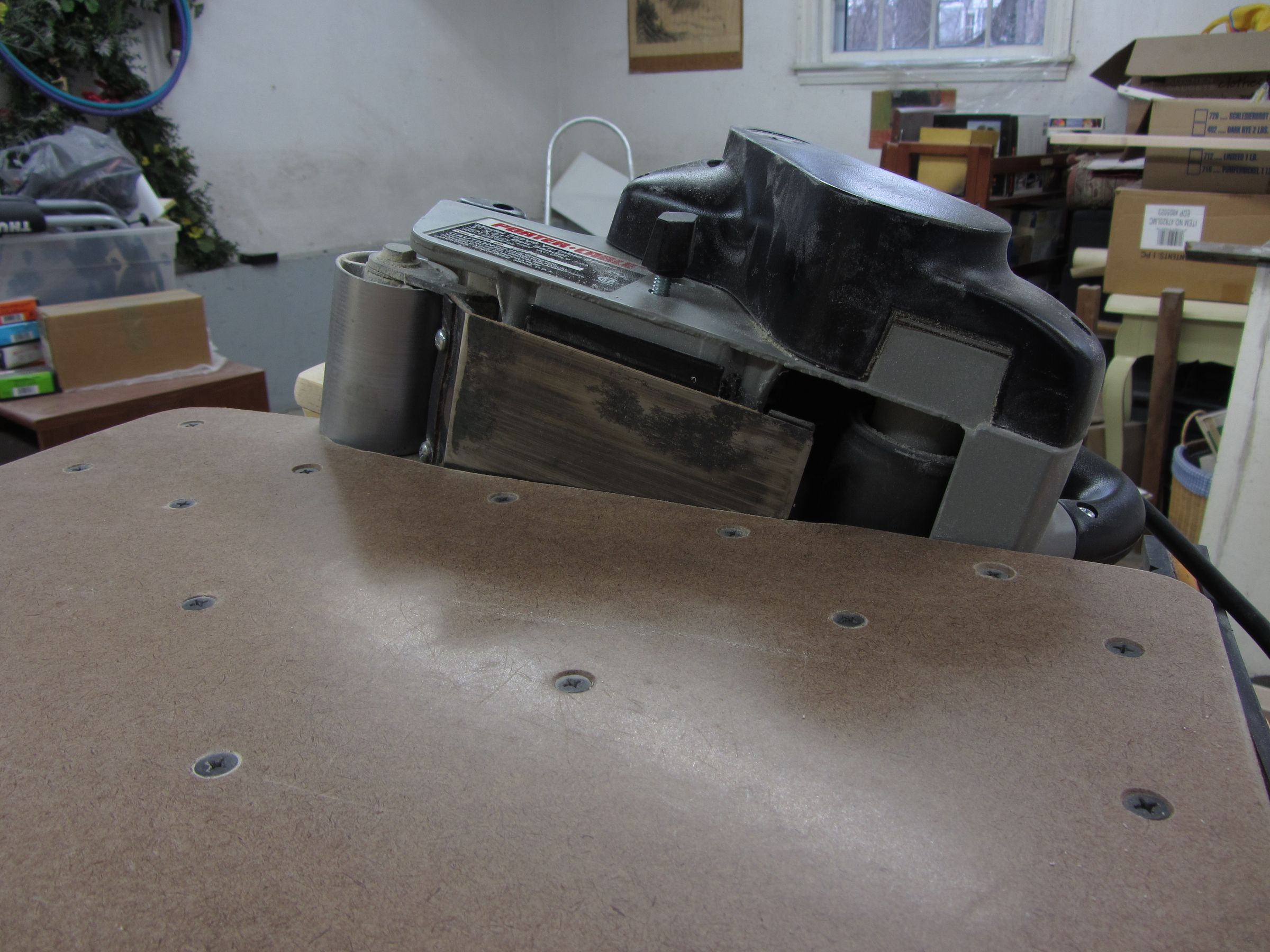 Belt Sander Stand Table for Edge-Sanding : 7 Steps - Instructables