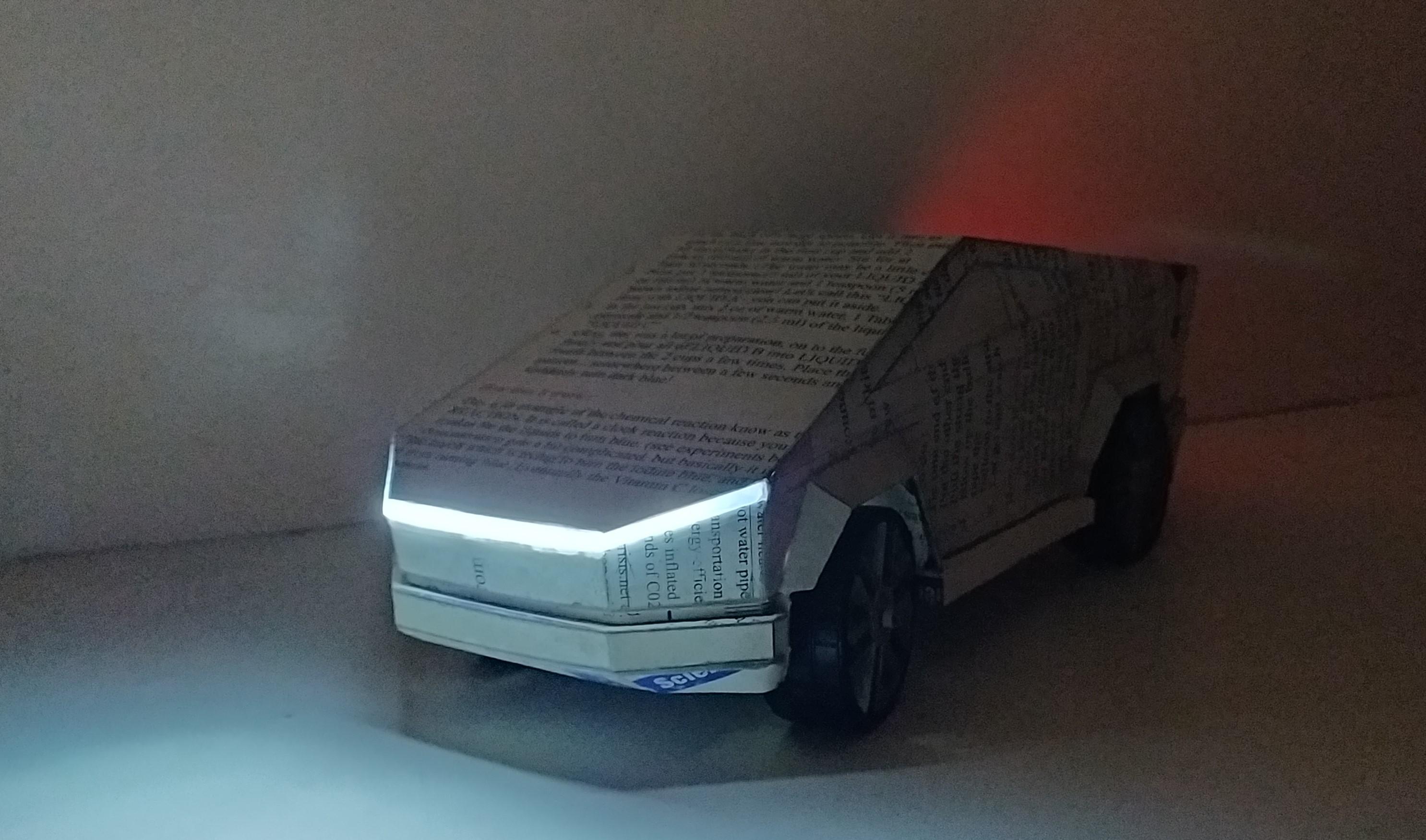 Tesla Cybertruck DIY Made of Cardboard : 6 Steps (with Pictures ...
