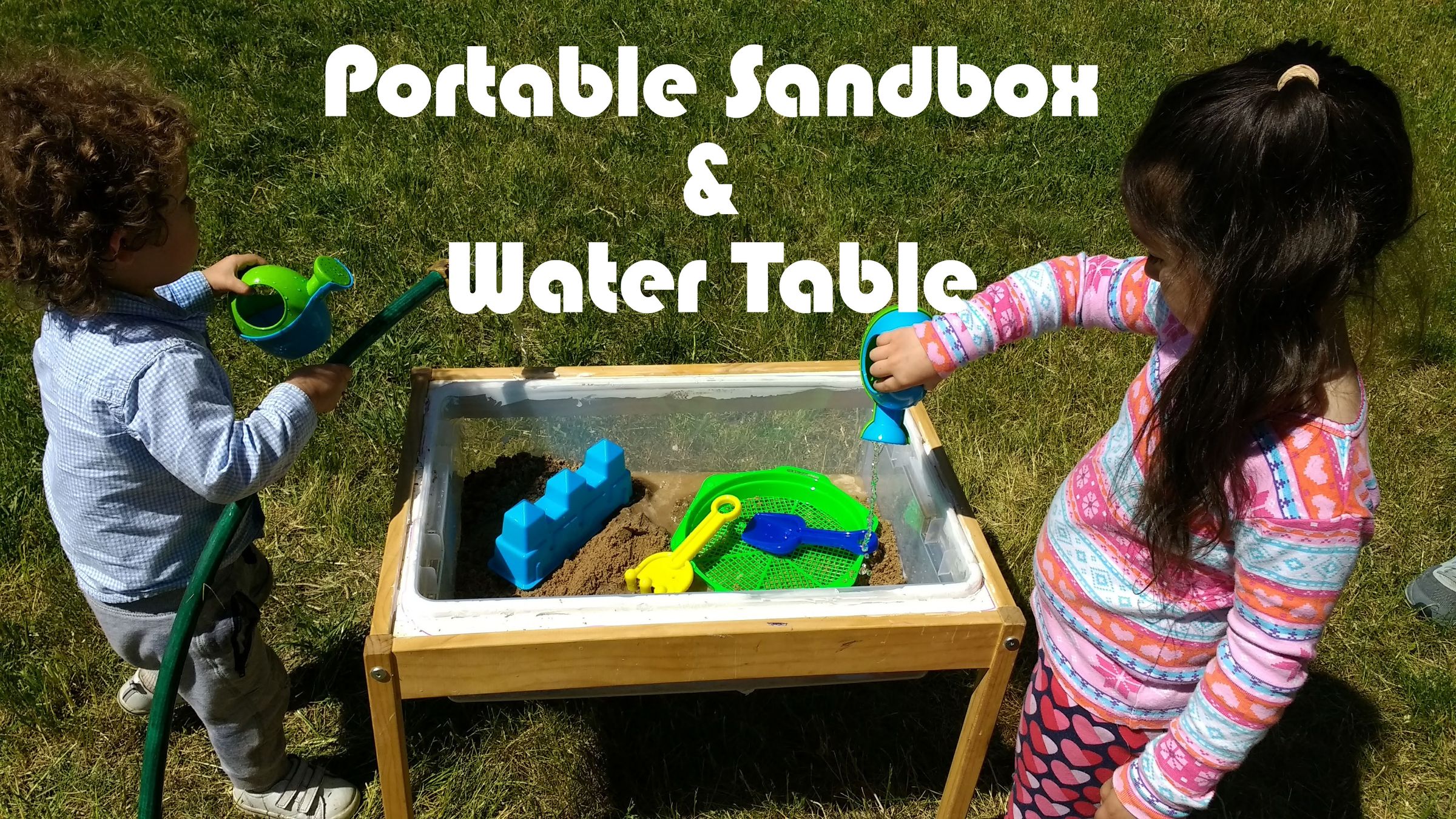 Easy Portable Sandbox and Water Table : 4 Steps (with Pictures ...