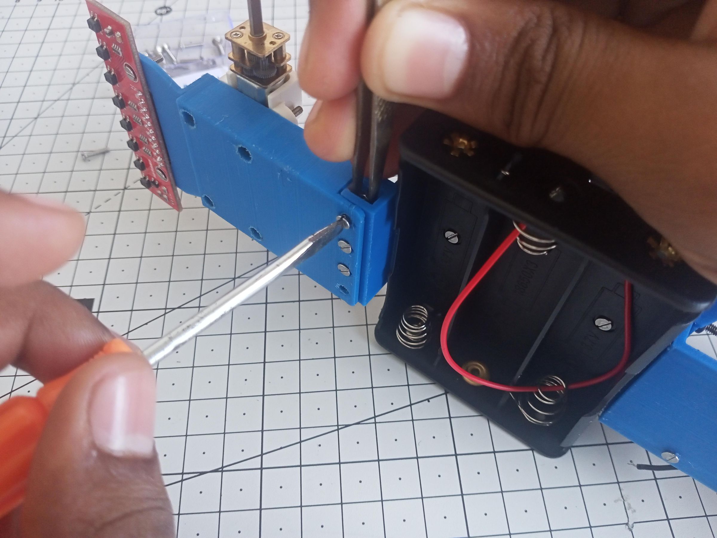 4 Wheel Drive Line Follower Robot : 37 Steps (with Pictures ...