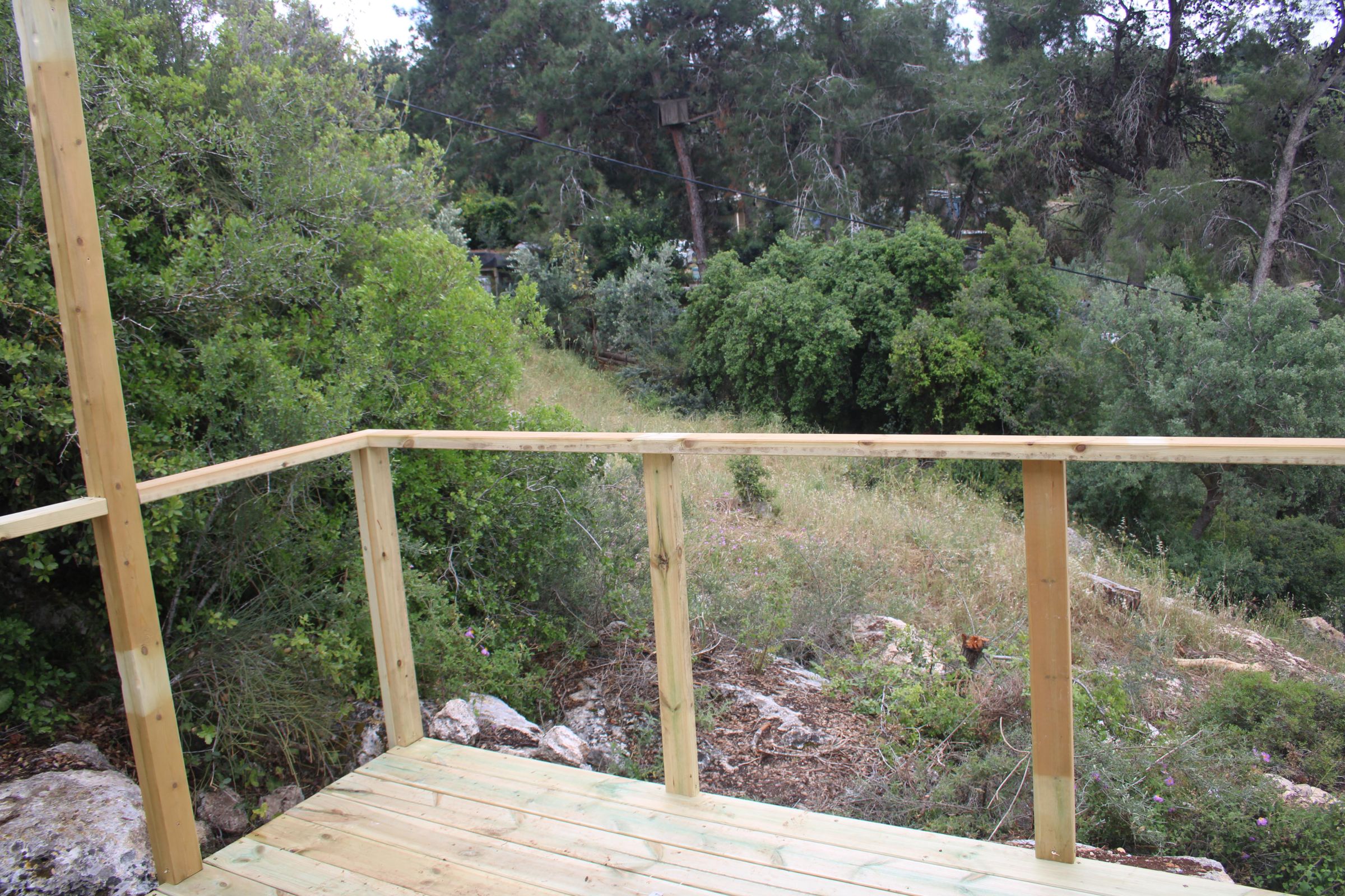 Elevated Wooden Deck (With Stairs) : 11 Steps (with Pictures ...
