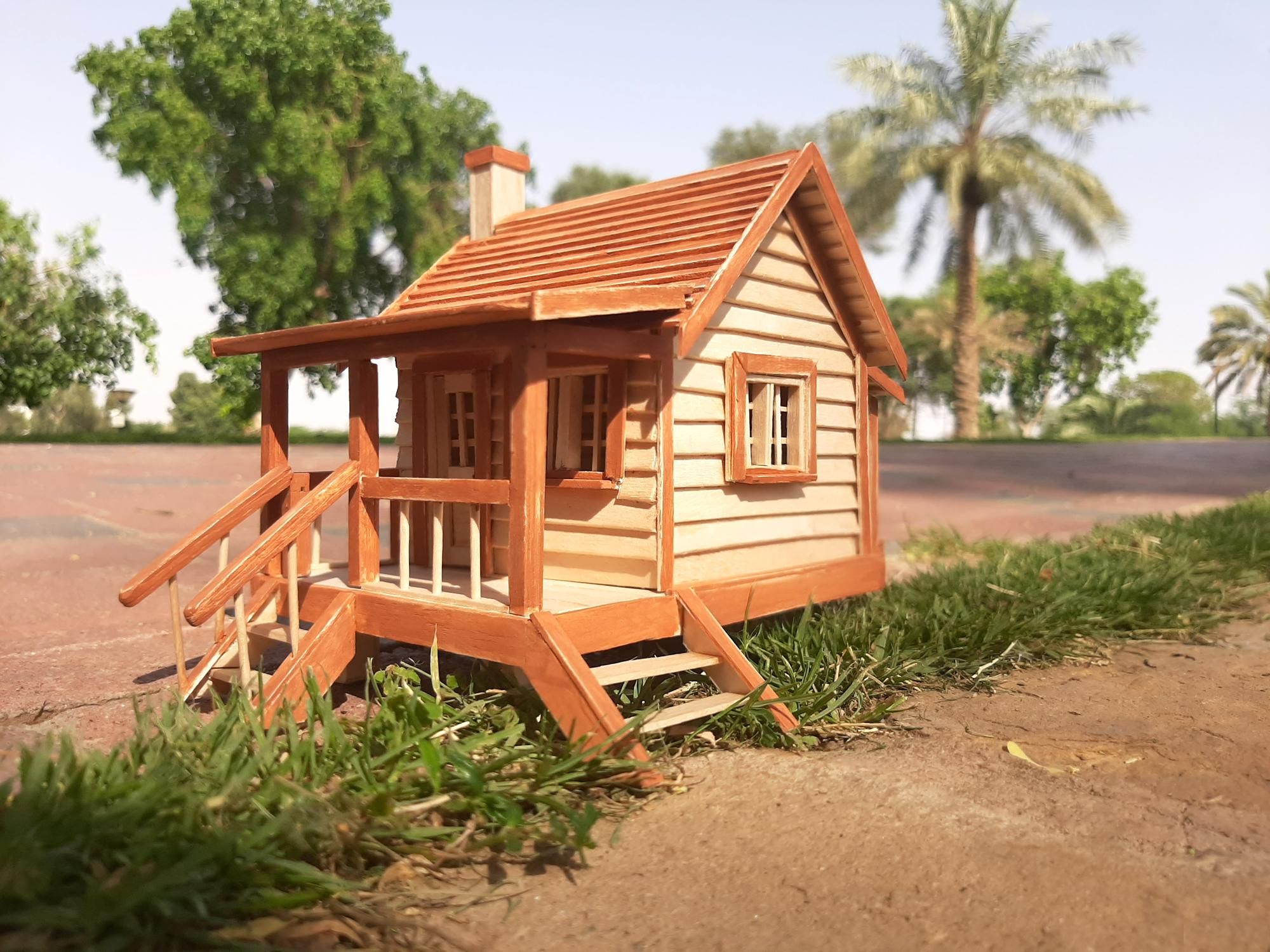Western Wooden House Using Popsicle Stick : 3 Steps (with Pictures ...