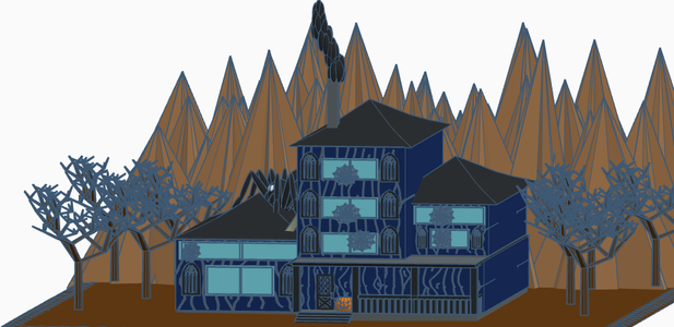 3D Tinkercad Haunted House - Instructables