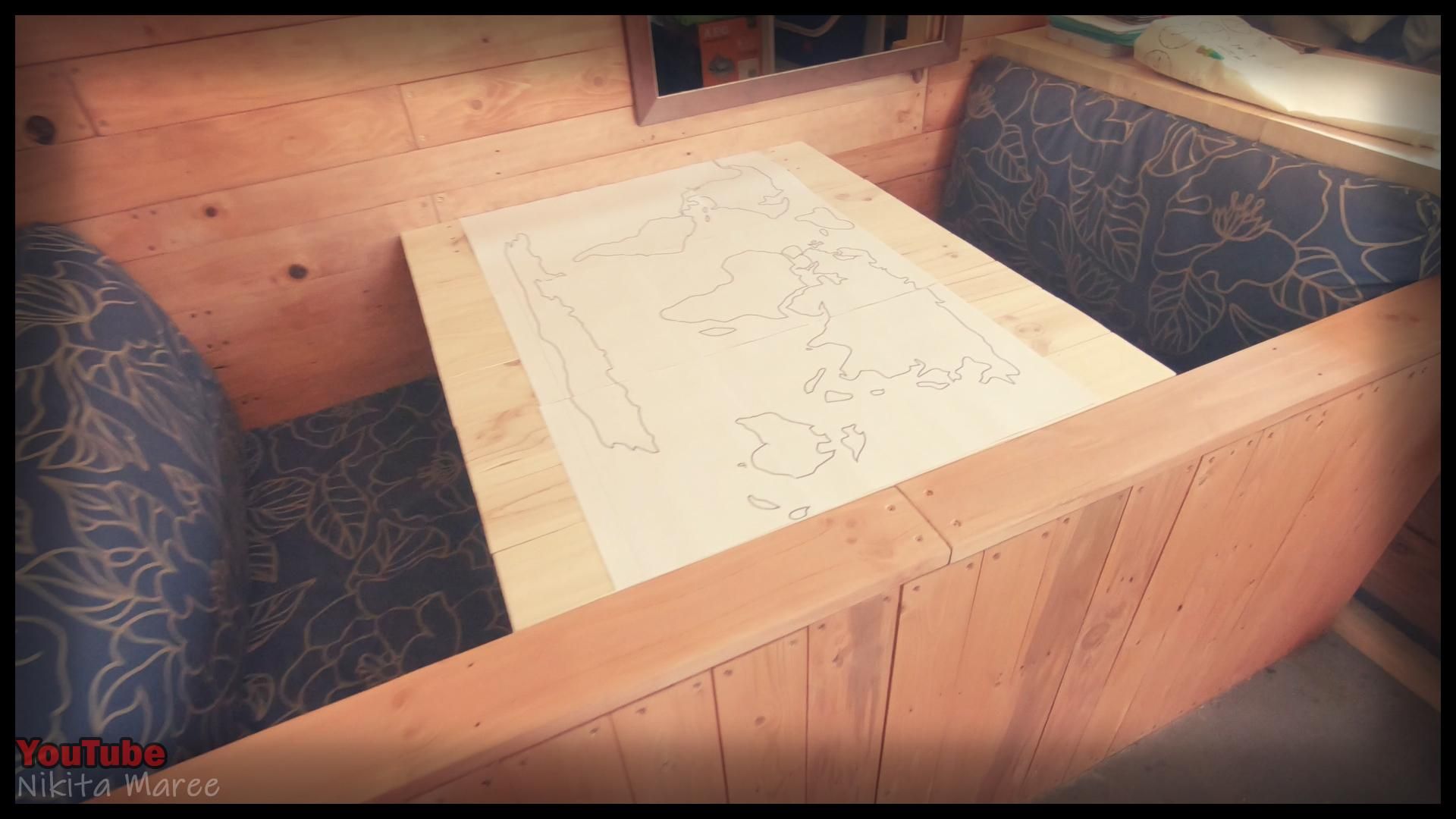 World Map Table Top (Lift Up Lid) : 23 Steps (with Pictures ...