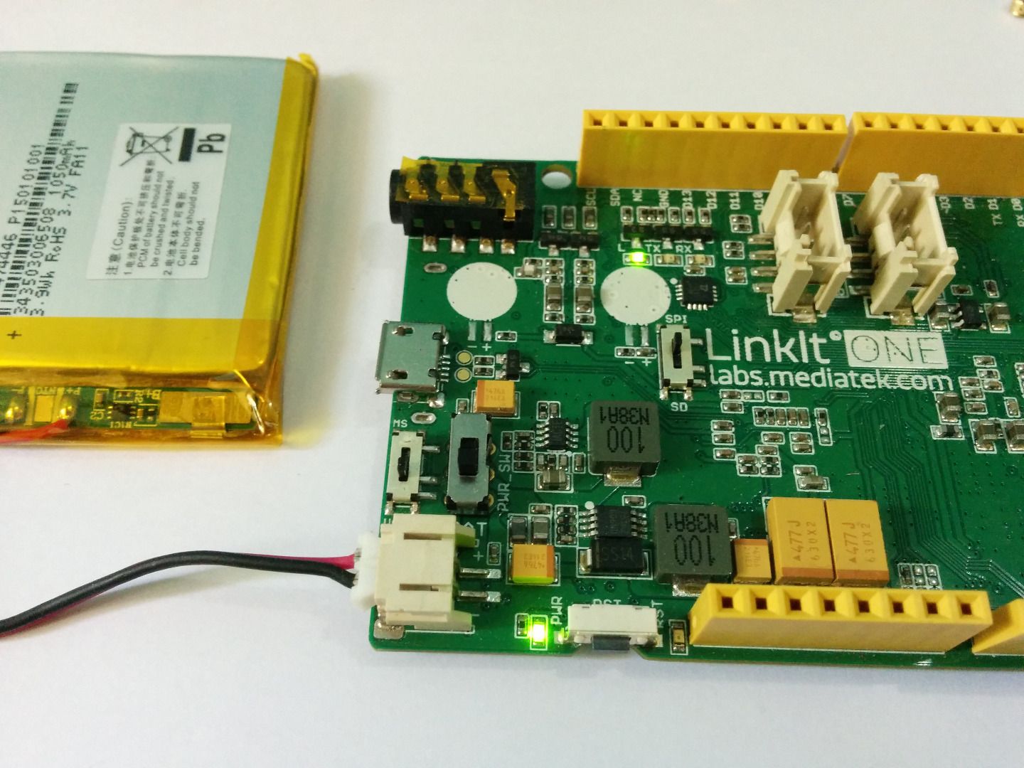 LinkIt One - Battery Level Indicator : 3 Steps - Instructables