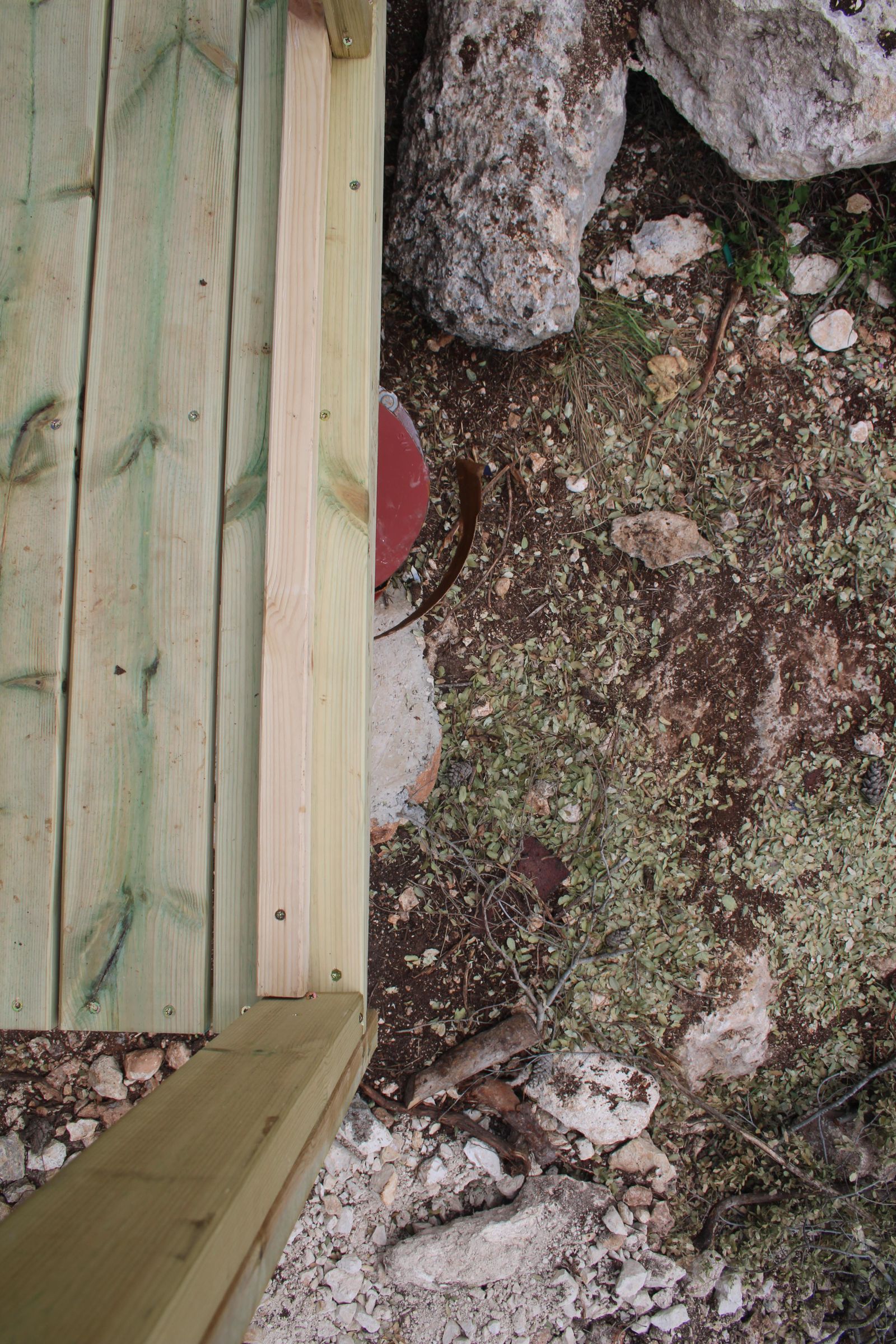 Elevated Wooden Deck (With Stairs) : 11 Steps (with Pictures ...