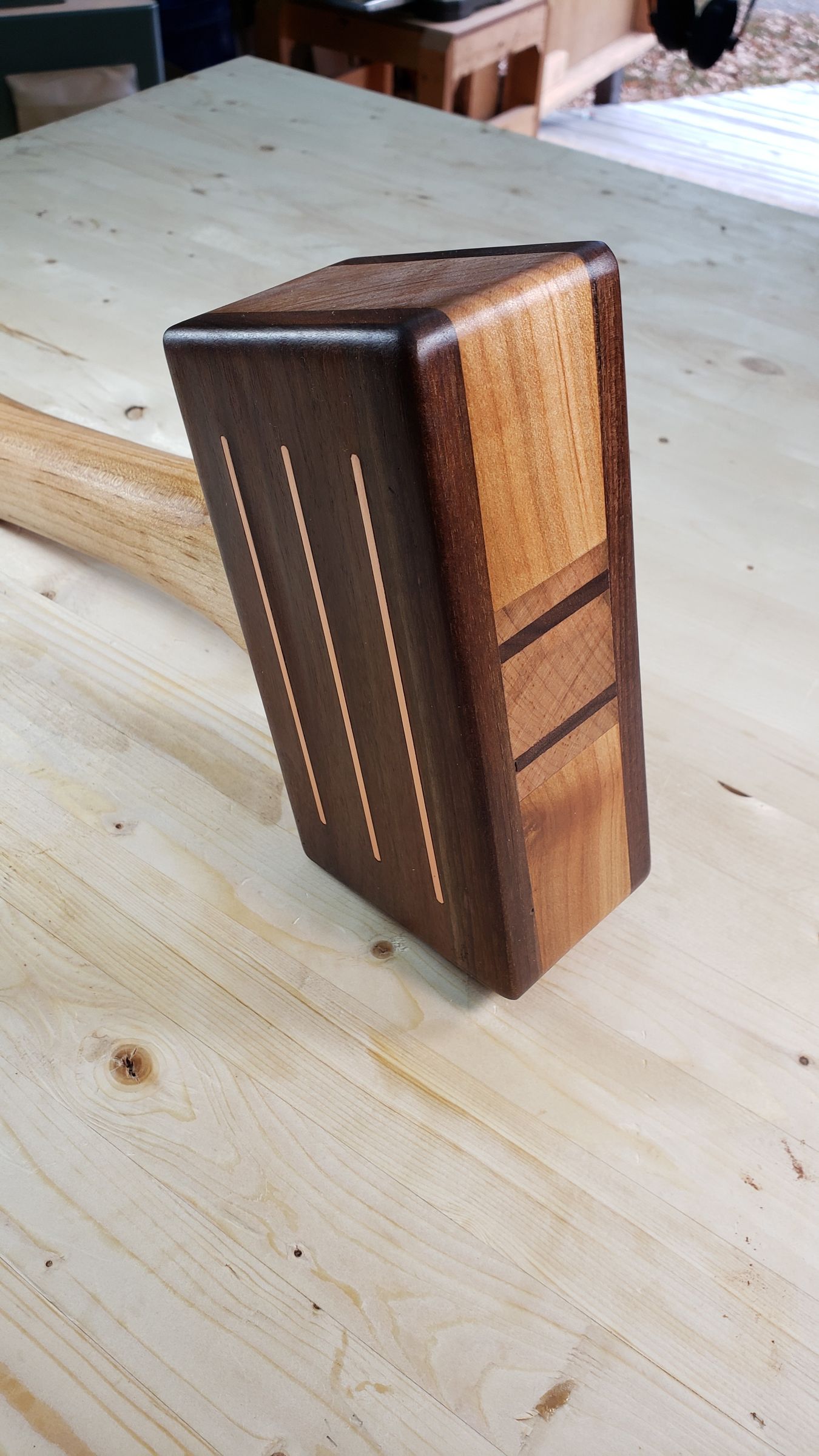 Wooden Mallet With Brass Inlay : 13 Steps (with Pictures) - Instructables