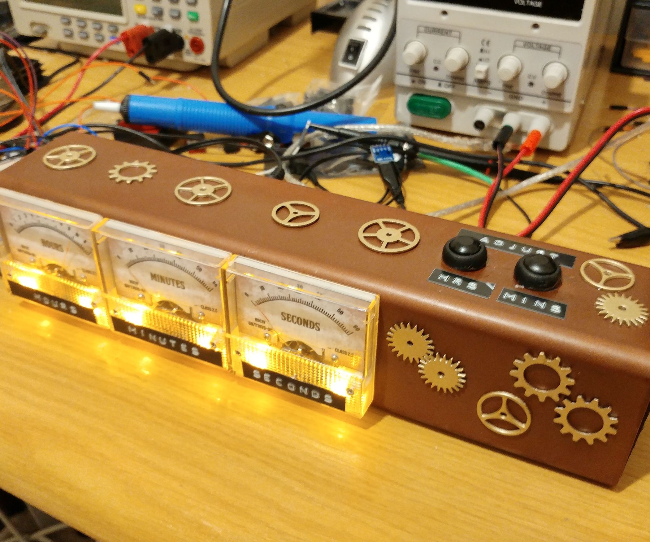 Steampunk Voltmeter Clock : 6 Steps (with Pictures) - Instructables
