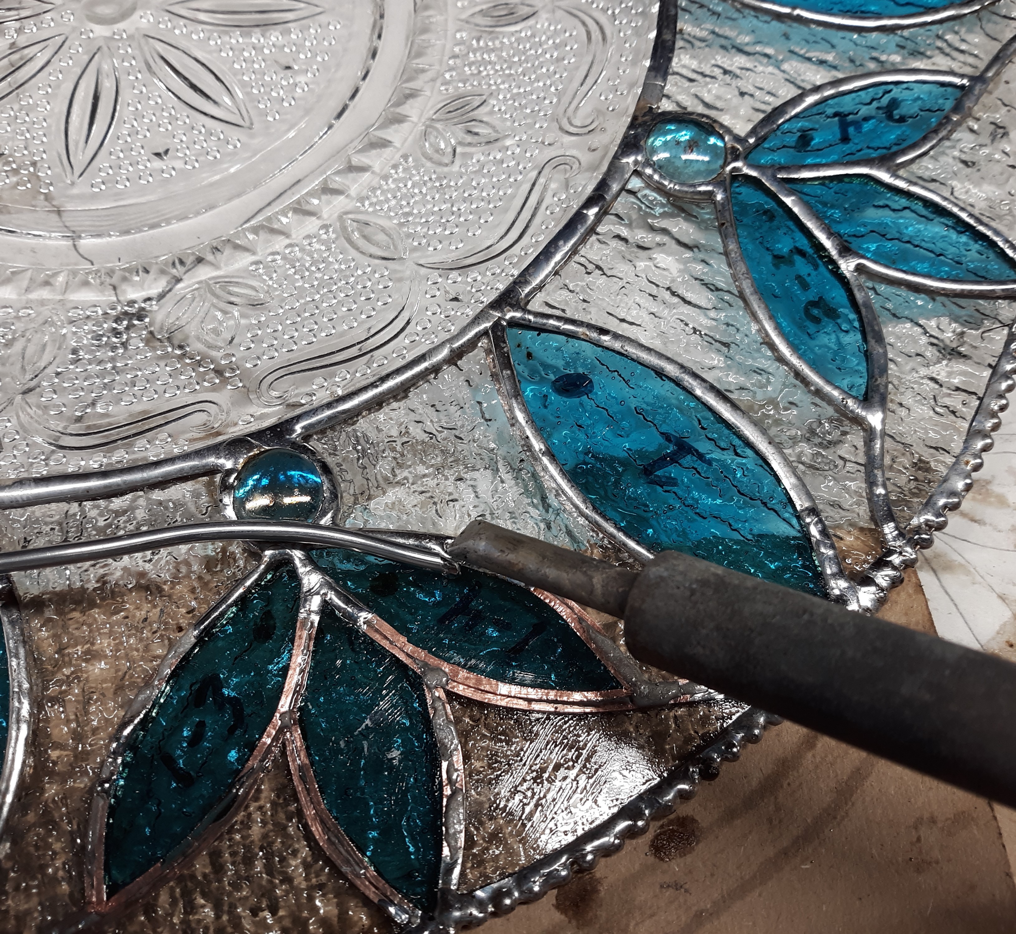 Crystal Plate and Stained Glass Hanging : 10 Steps (with Pictures ...