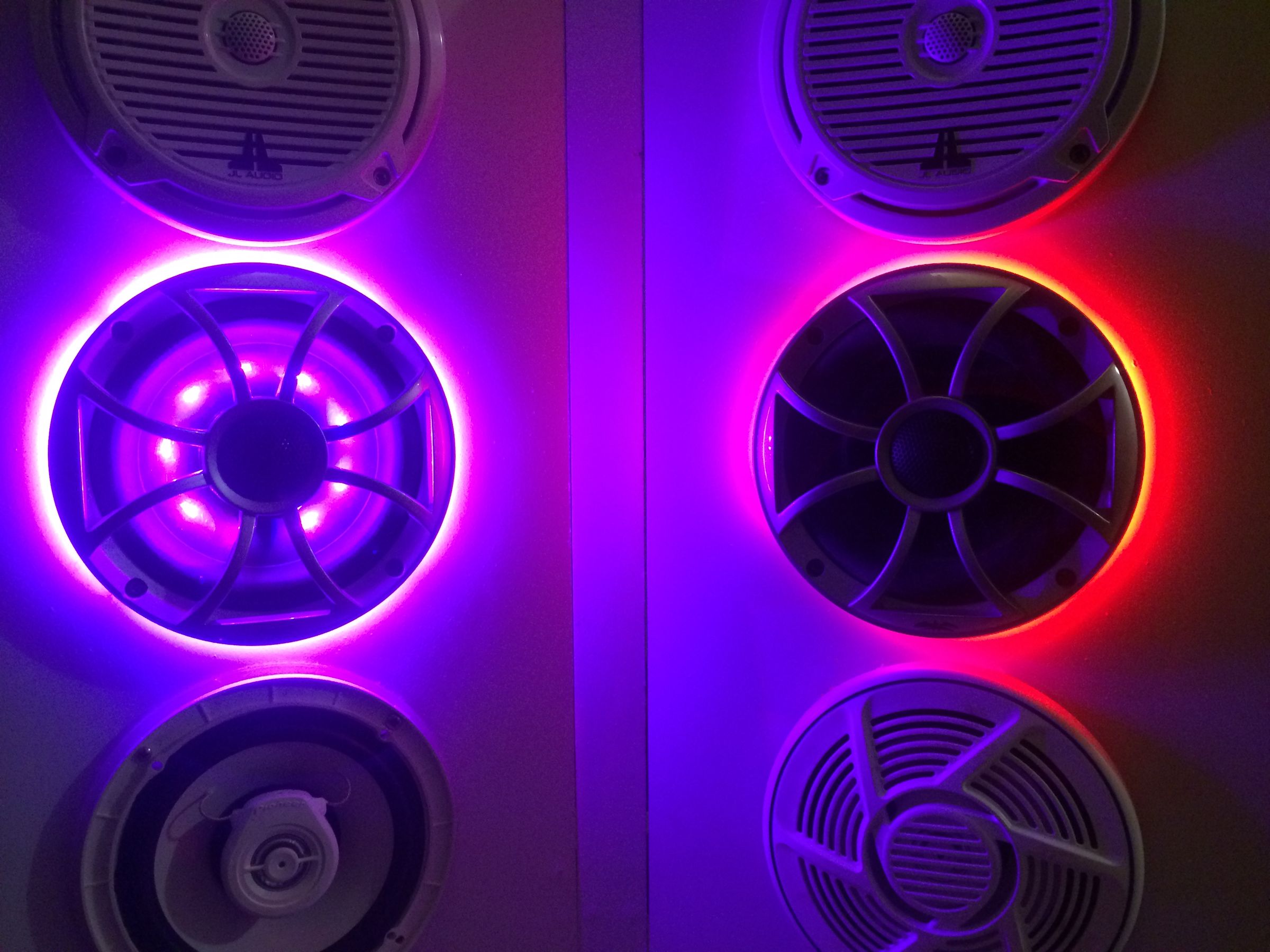 RGB LED Speaker Ring Install Wetsounds Xs-65 Xs-650 : 11 Steps (with ...