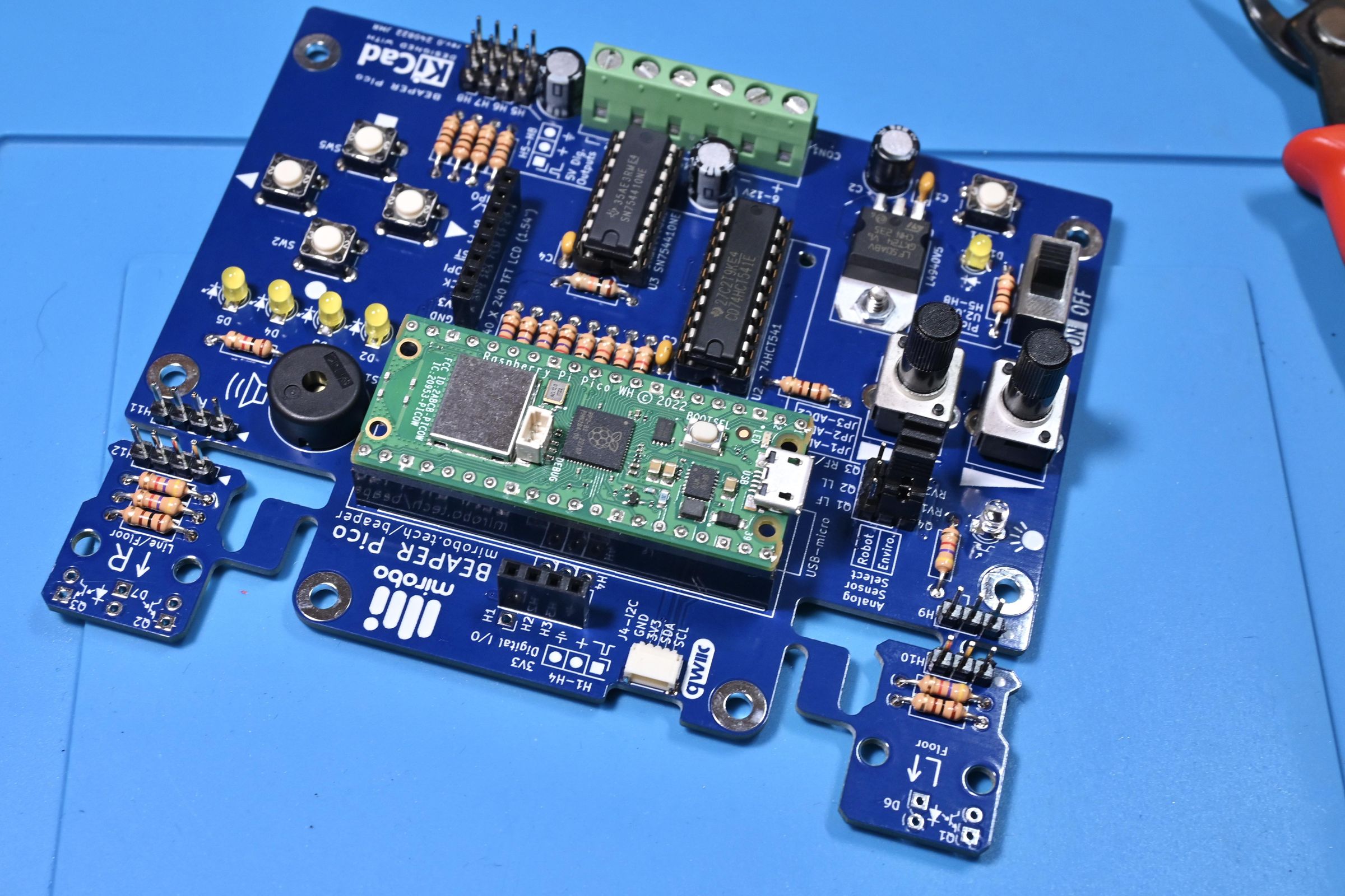 BEAPER Pico: the Beginner Electronics and Programming Educational Robot for Raspberry Pi Pico ...