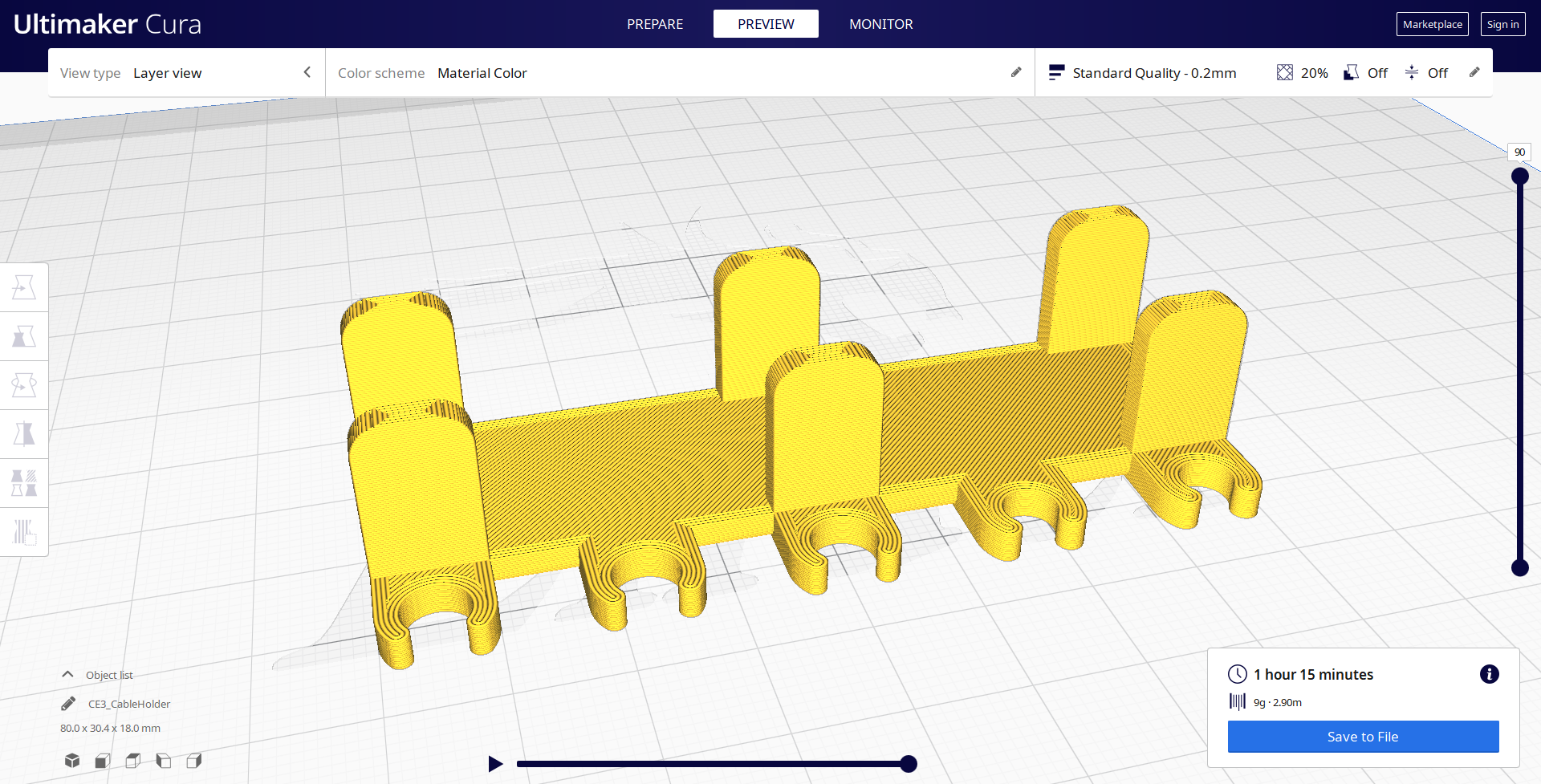 3D Printed Computer Cable Organizer : 7 Steps (with Pictures ...