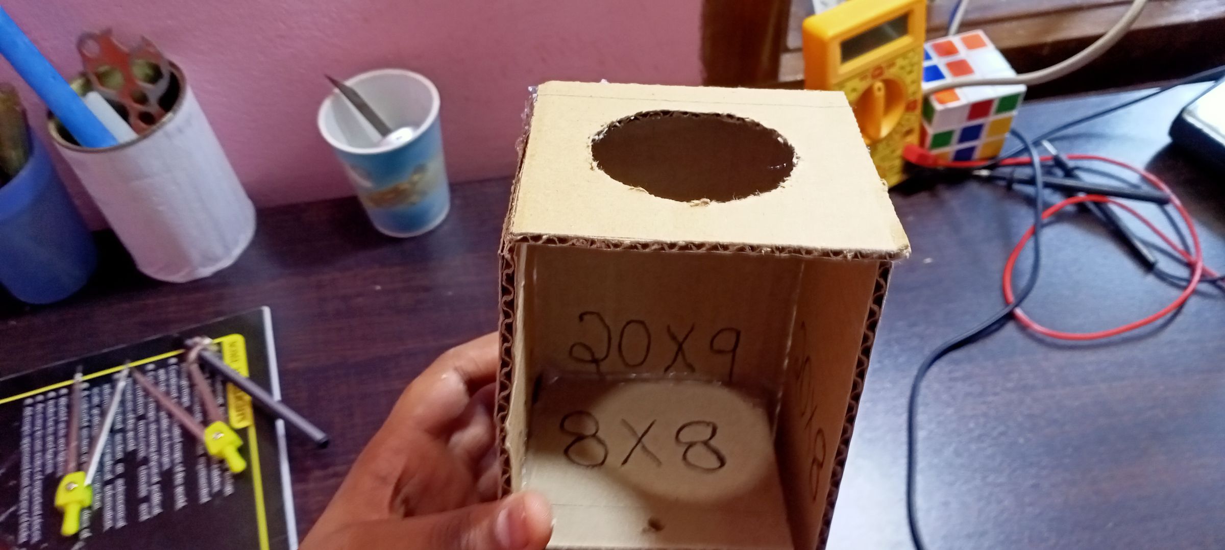 DIY Automatic Hand Sanitizer Dispenser With Cardboard !!!!! : 9 Steps ...
