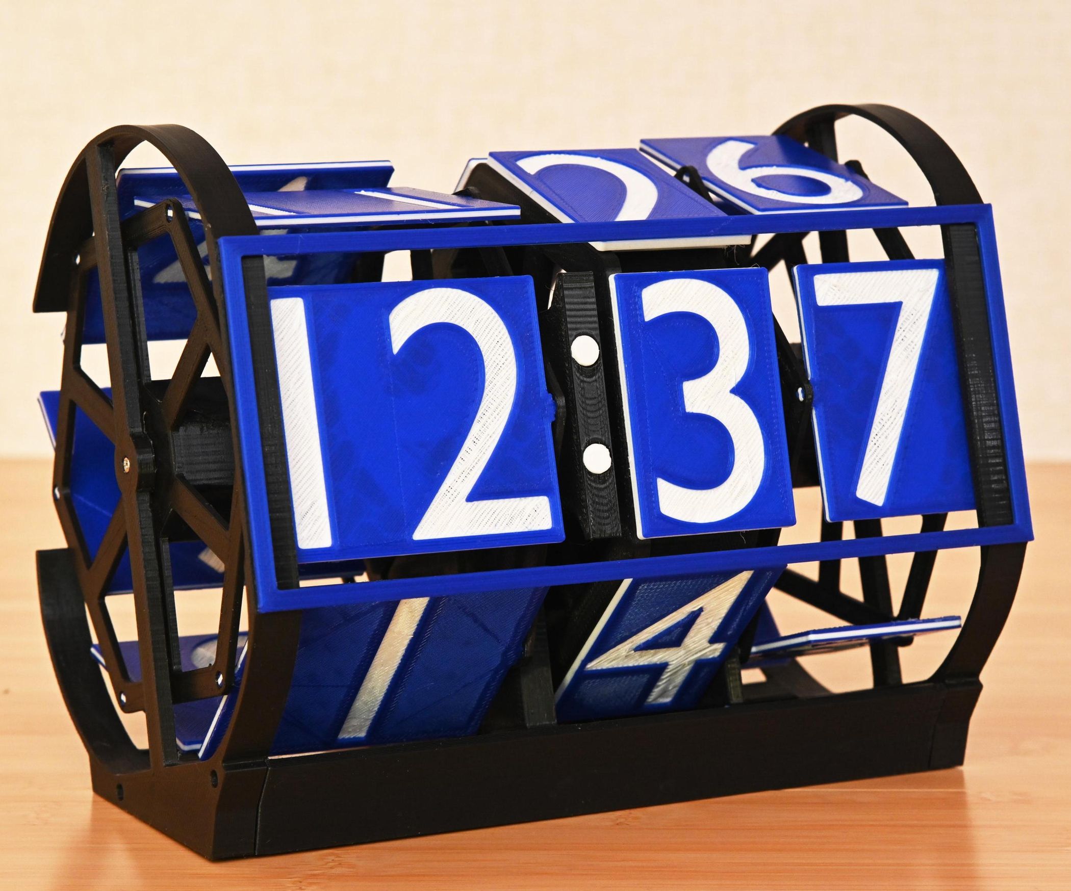 Non-Split Flap Digital Clock : 7 Steps (with Pictures) - Instructables