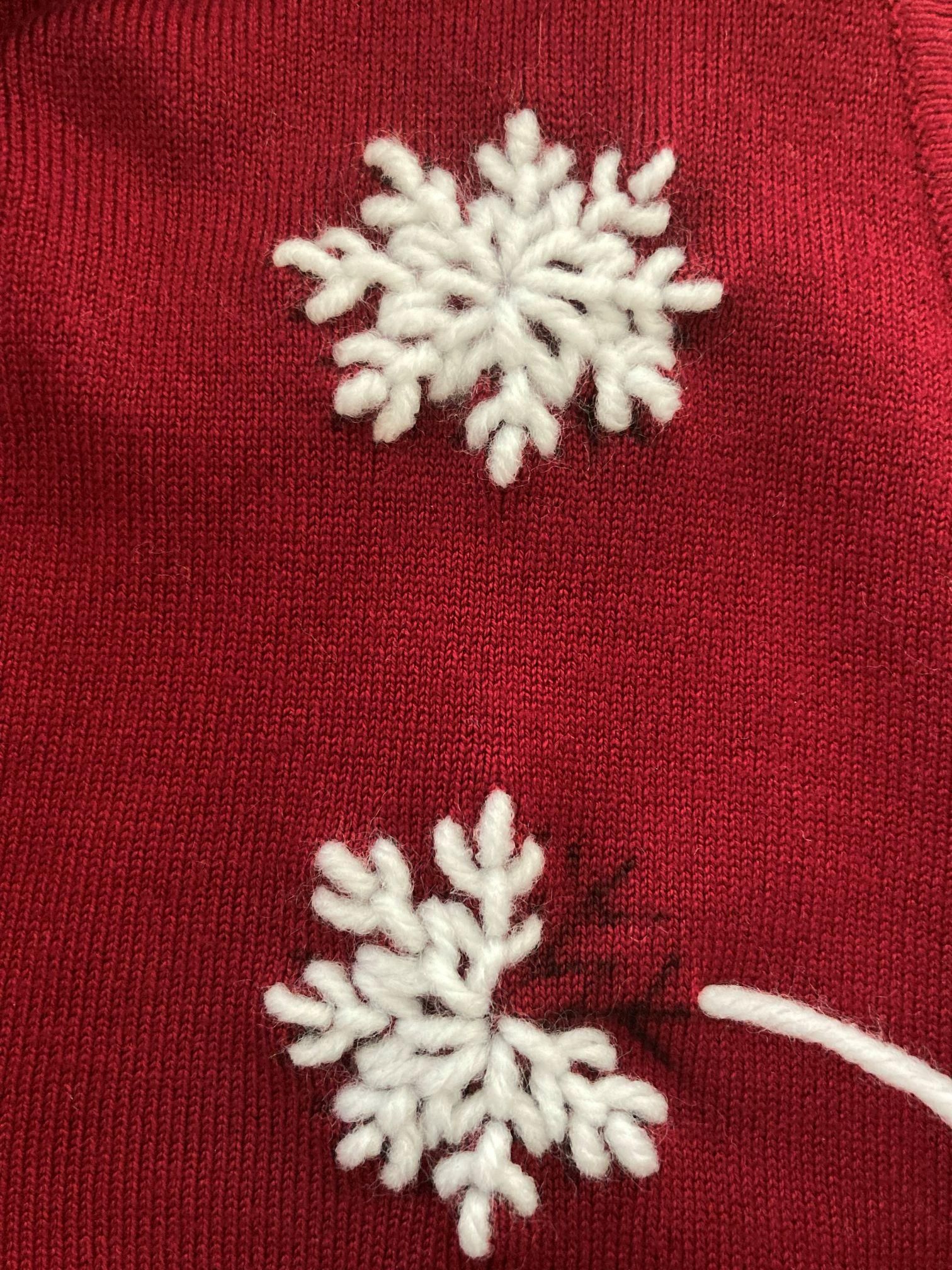 Snowflakes Embroidery on Sweater : 5 Steps (with Pictures) - Instructables