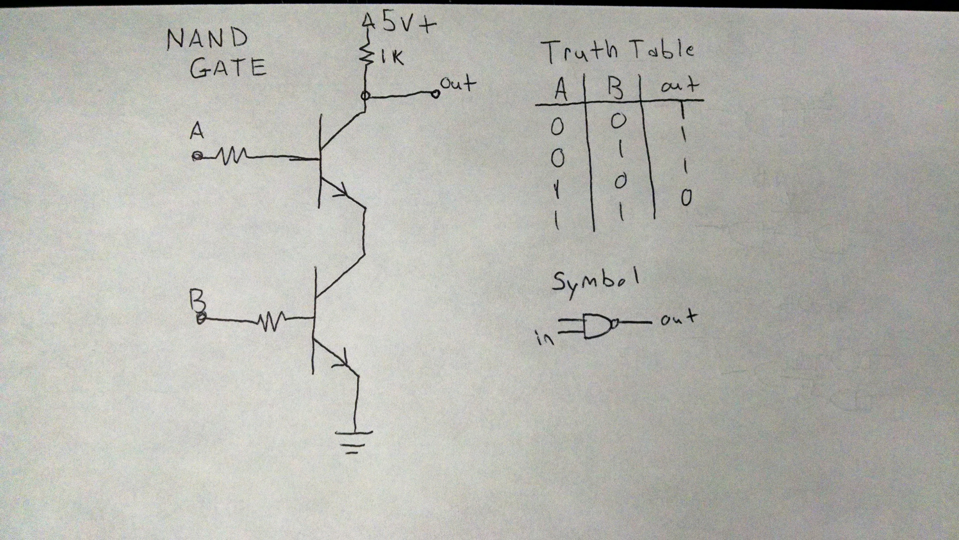 Build a NAND Gate From Transistors - Instructables
