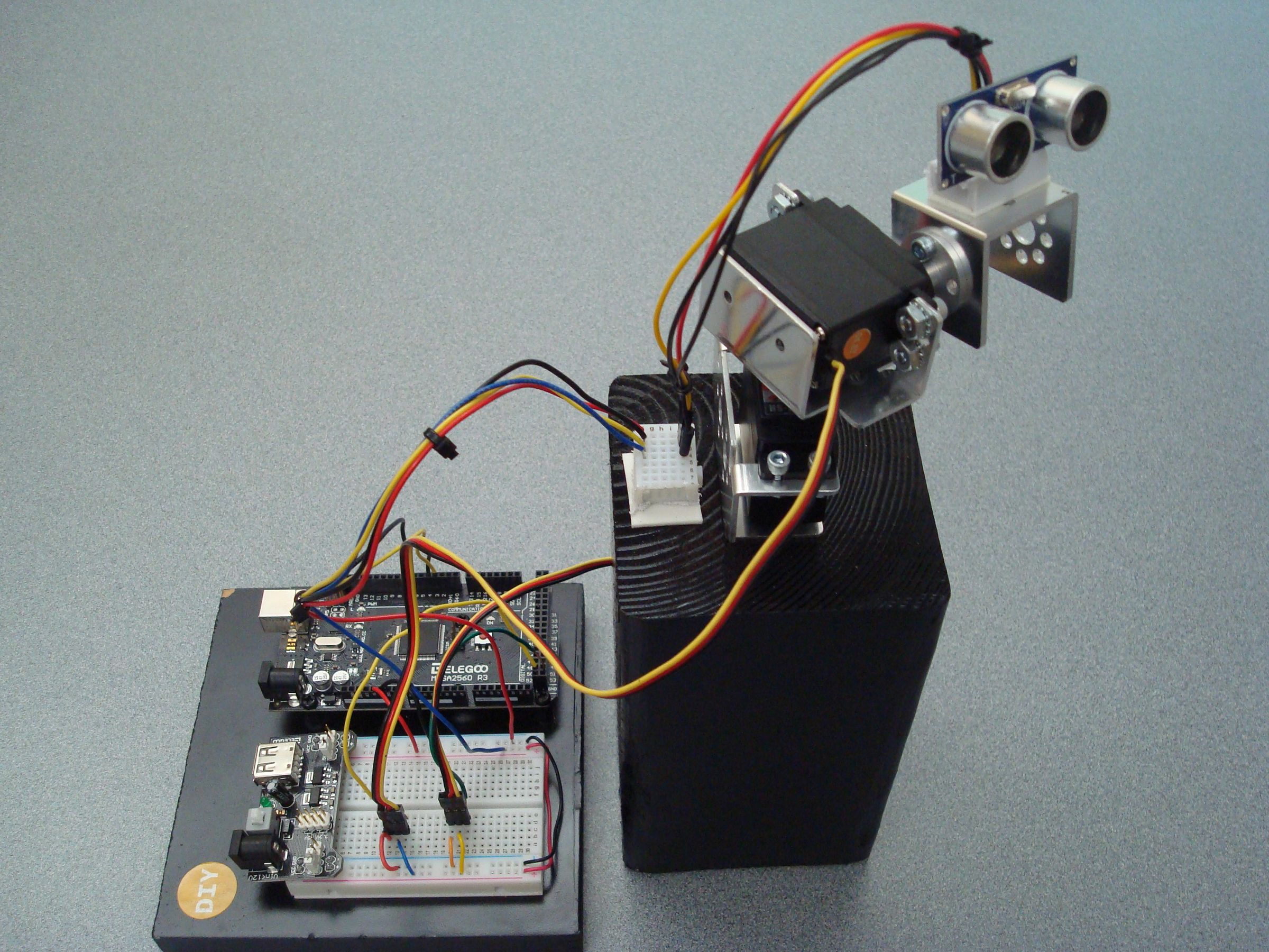 Arduino Pan & Tilt With Ultra-Sonic Tracking : 5 Steps - Instructables