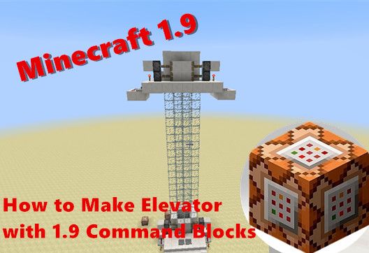 Minecraft Command Block Elevator How To Make Elevator With Minecraft