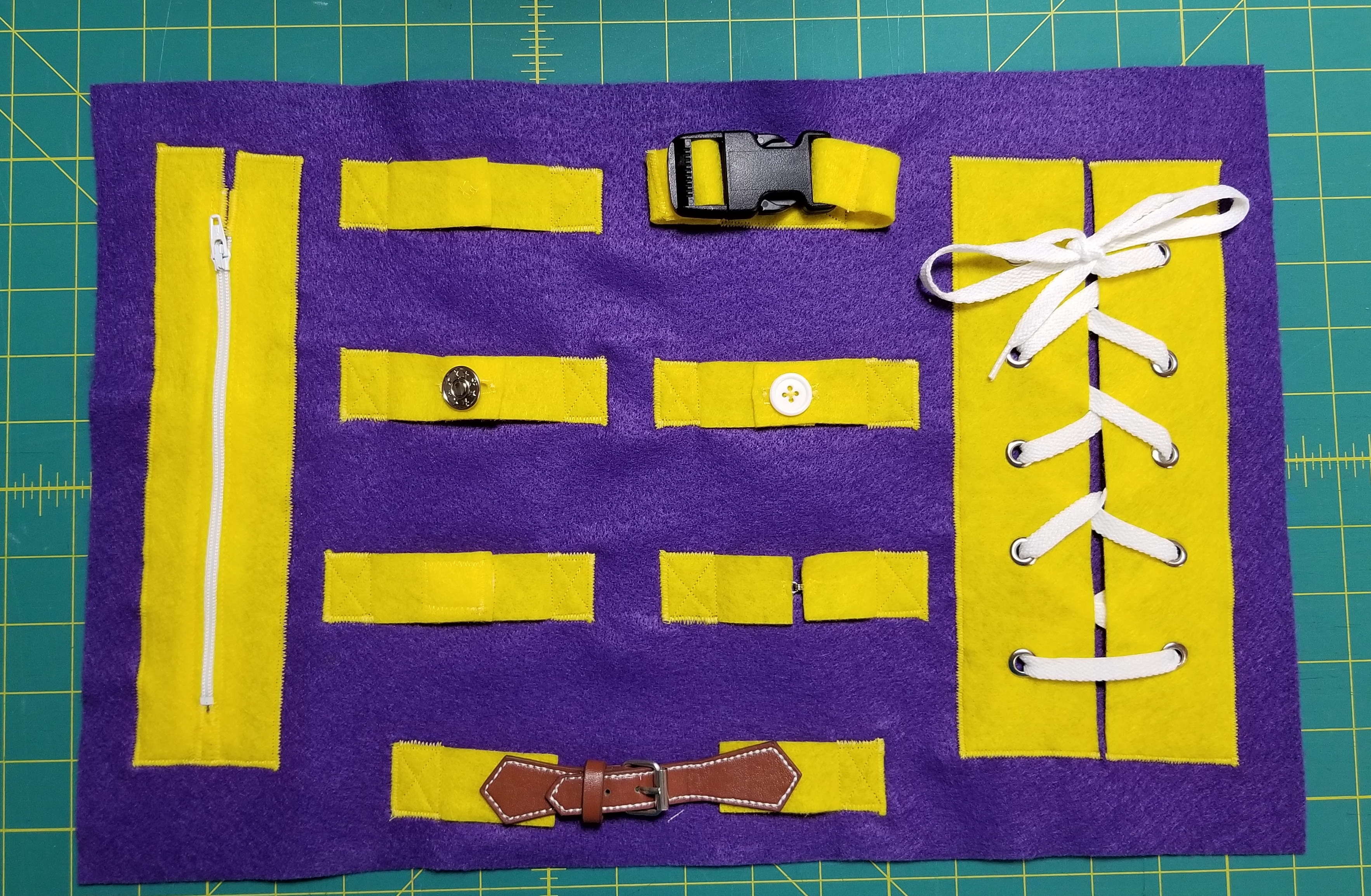 Montessori-Inspired Soft Busy Board : 20 Steps (with Pictures ...