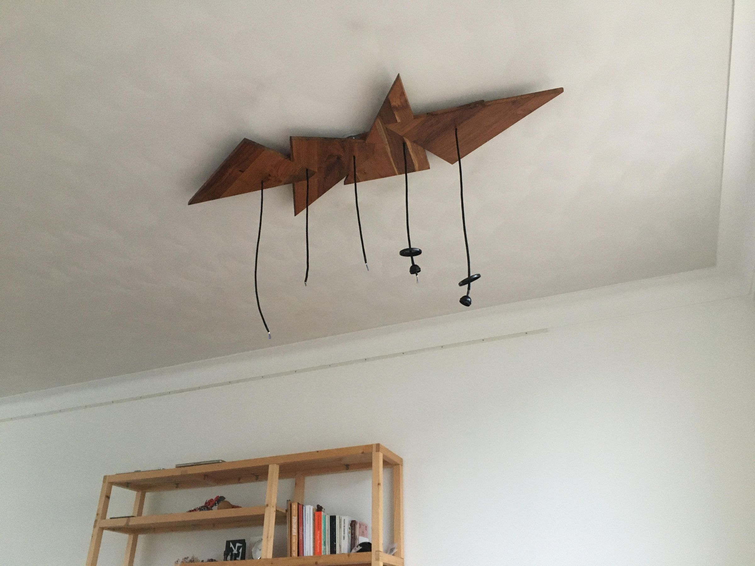Turning an Old Teak Coffee Table Into a Ceiling Lamp : 5 Steps (with ...