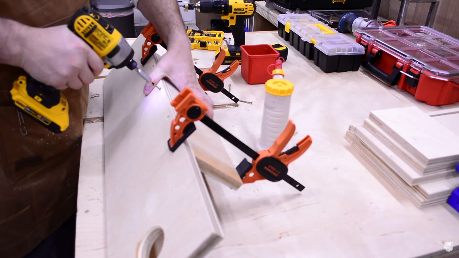 How to Build a Pocket Hole Workstation | DIY Woodworking Shop Project ...