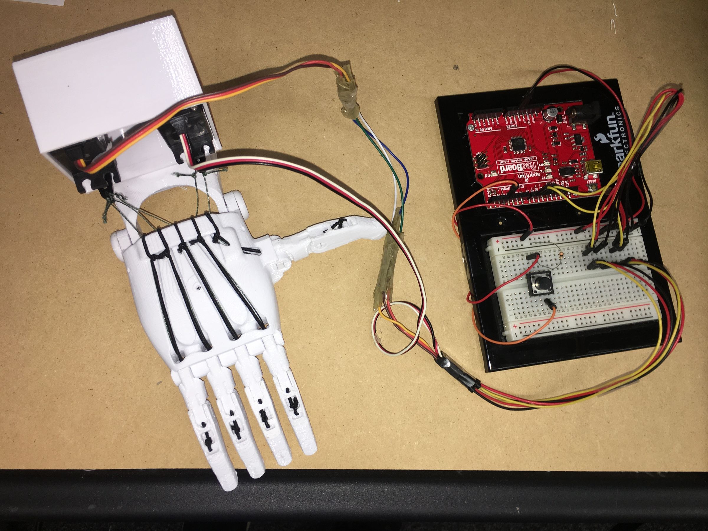 Servo Controlled Prosthetic Hand : 8 Steps - Instructables