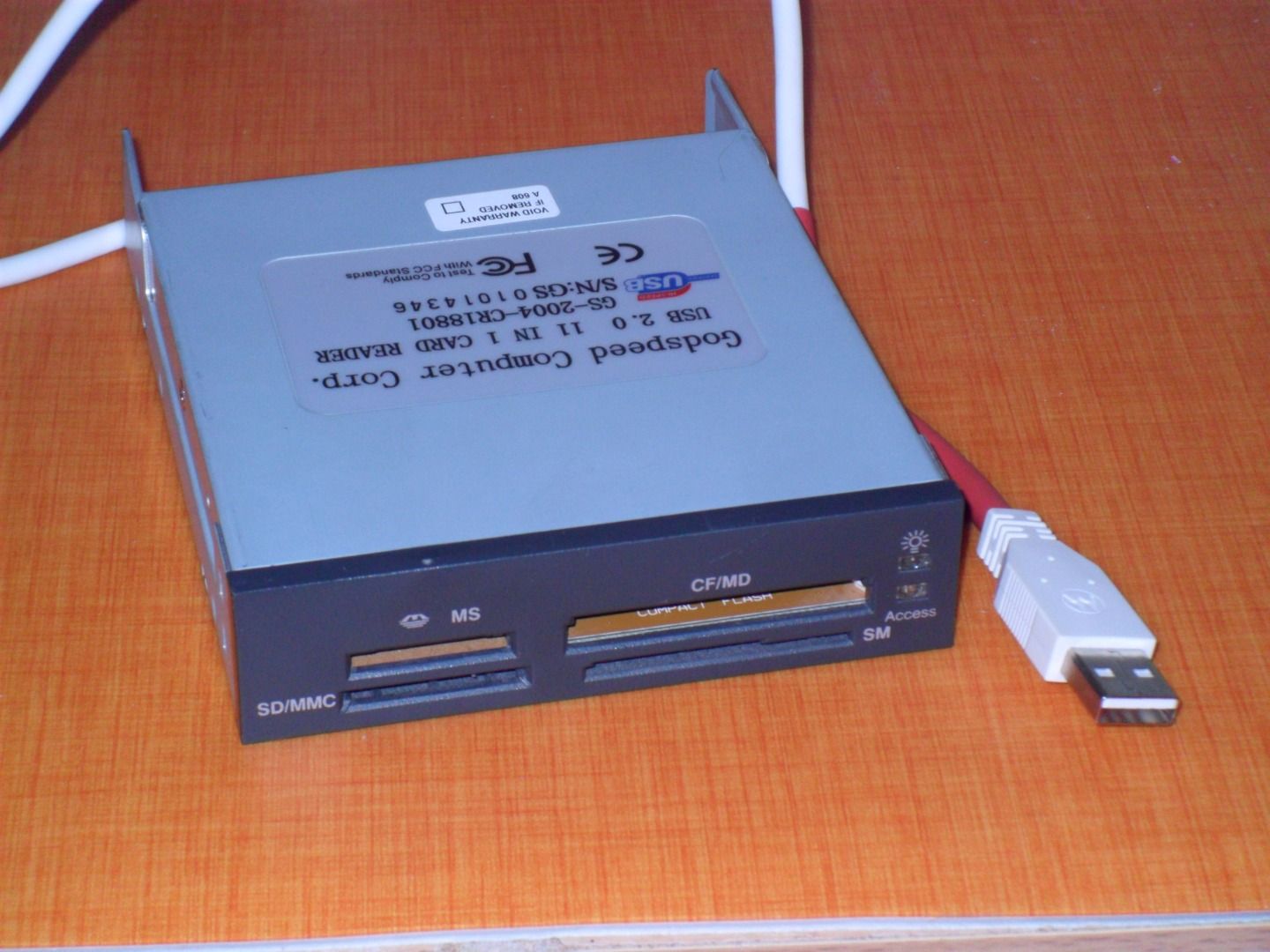 Internal Card Reader to Usb : 3 Steps - Instructables