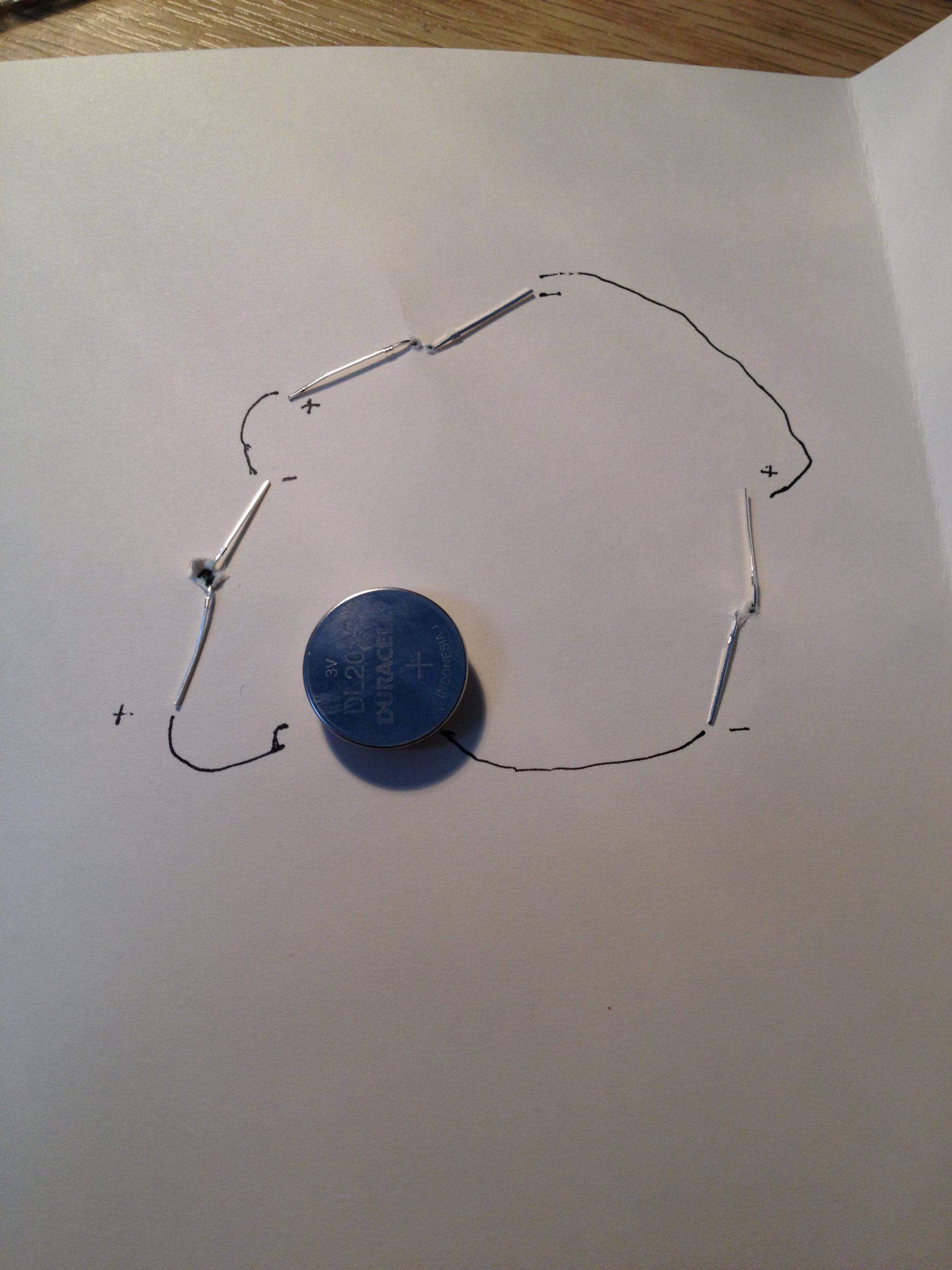 Festive Electronic Greeting Cards Using Conductive Paint : 3 Steps ...