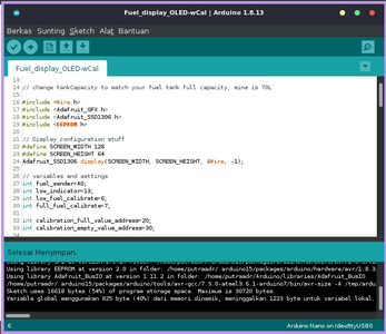 OLED Fuel Level Display Using Arduino : 5 Steps - Instructables