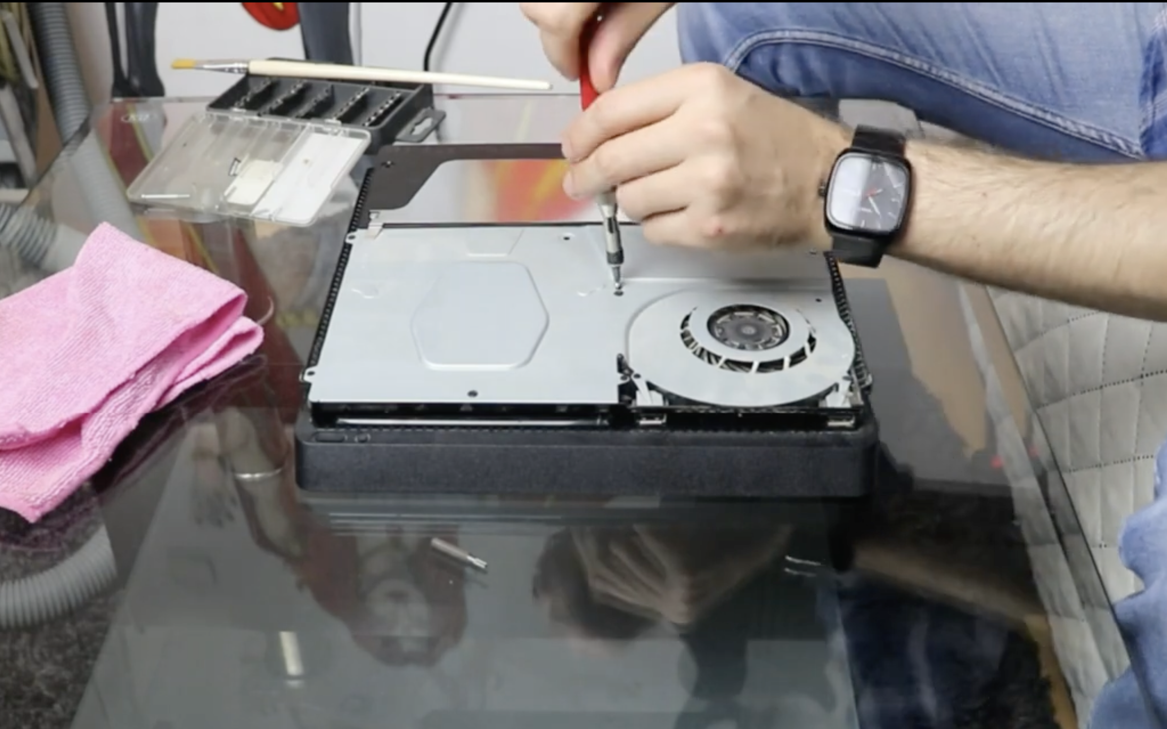 PS4 Slim Cleaning: Fix Loud Fan & Thermal Paste Change : 12 Steps (with ...