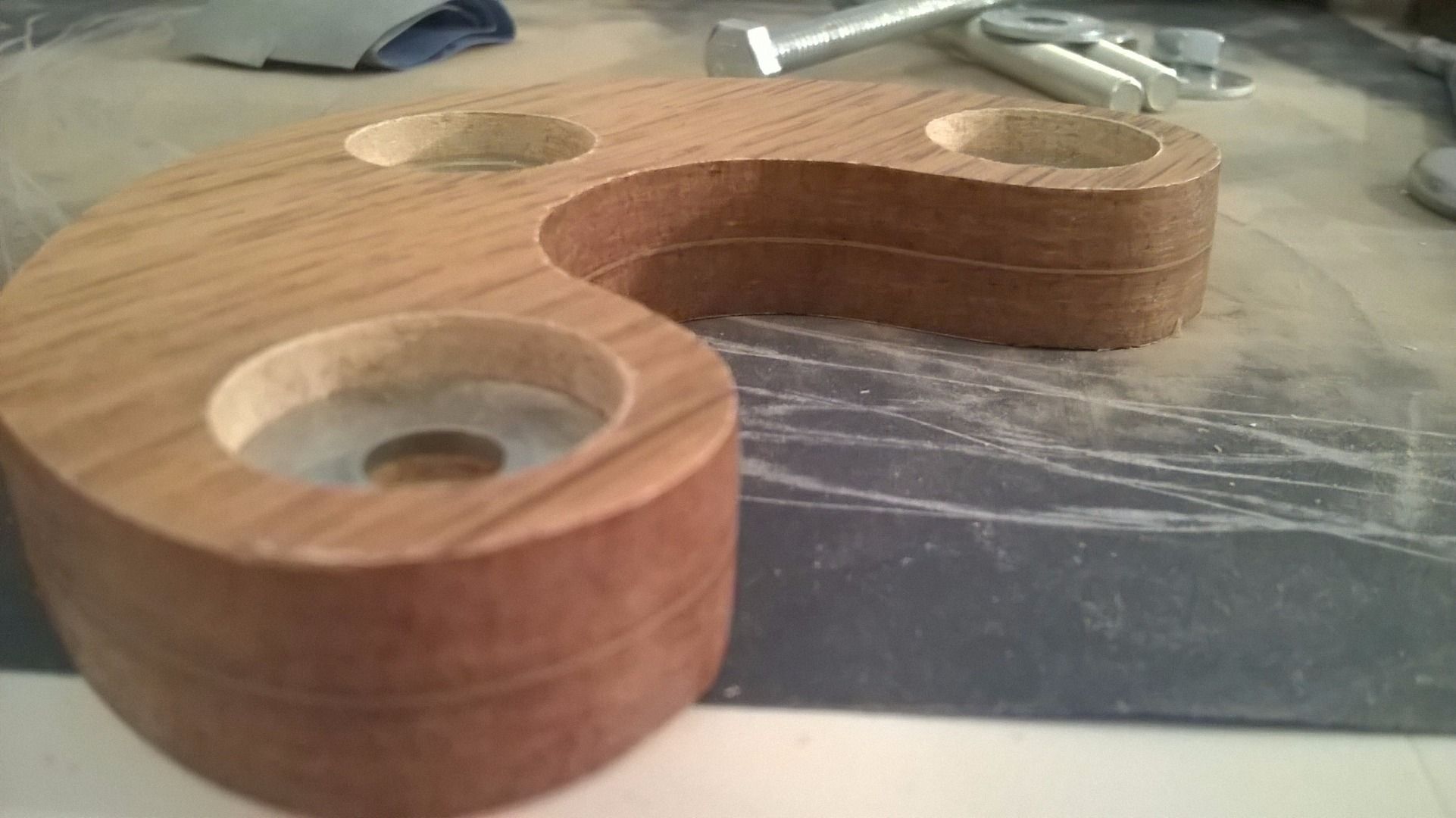 Wooden Precision Mini Router Base for Rotary Tool (with Cardboard ...