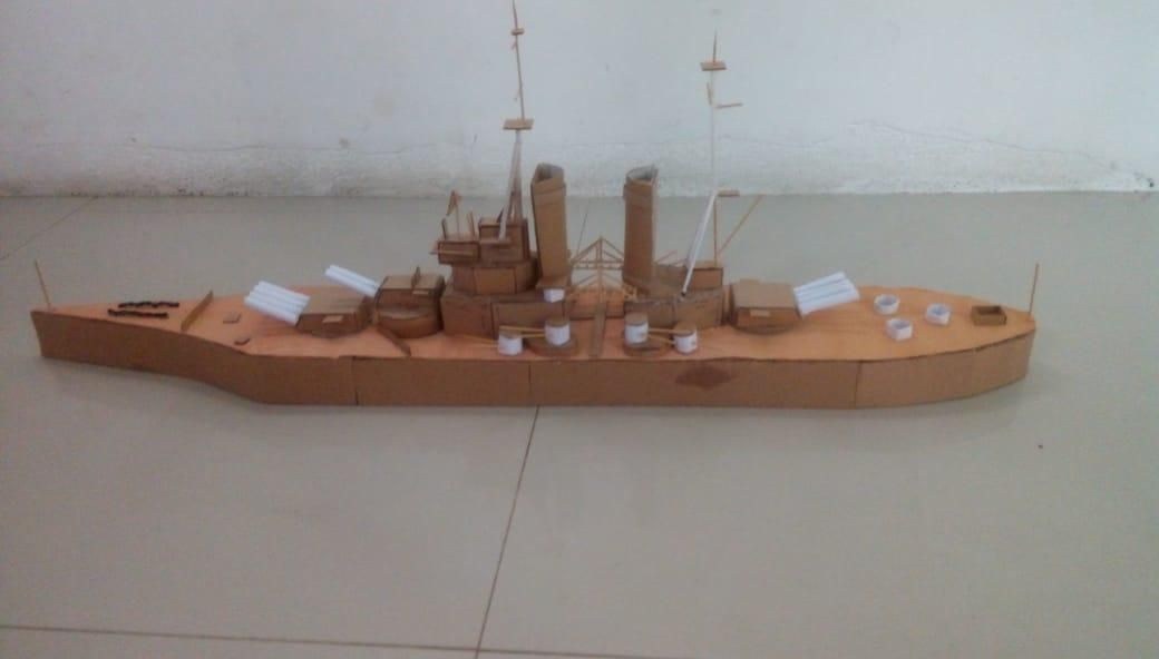 Cardboard Model Battleship Hms Prince Of Wales 19 Steps Instructables